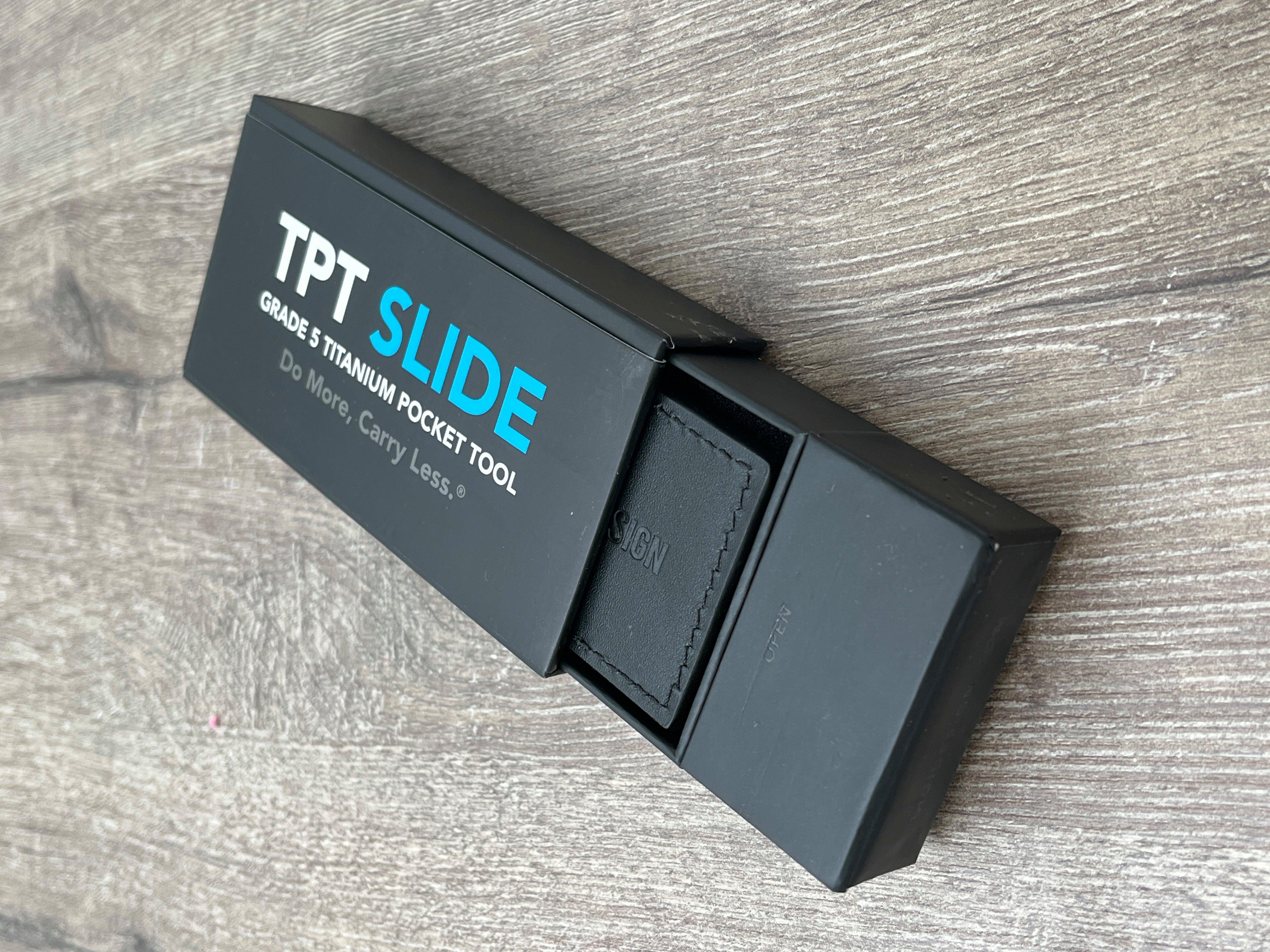 Big Idea Design TPT Slide Titanium Pocket Tool TPT-SW Stonewashed ...