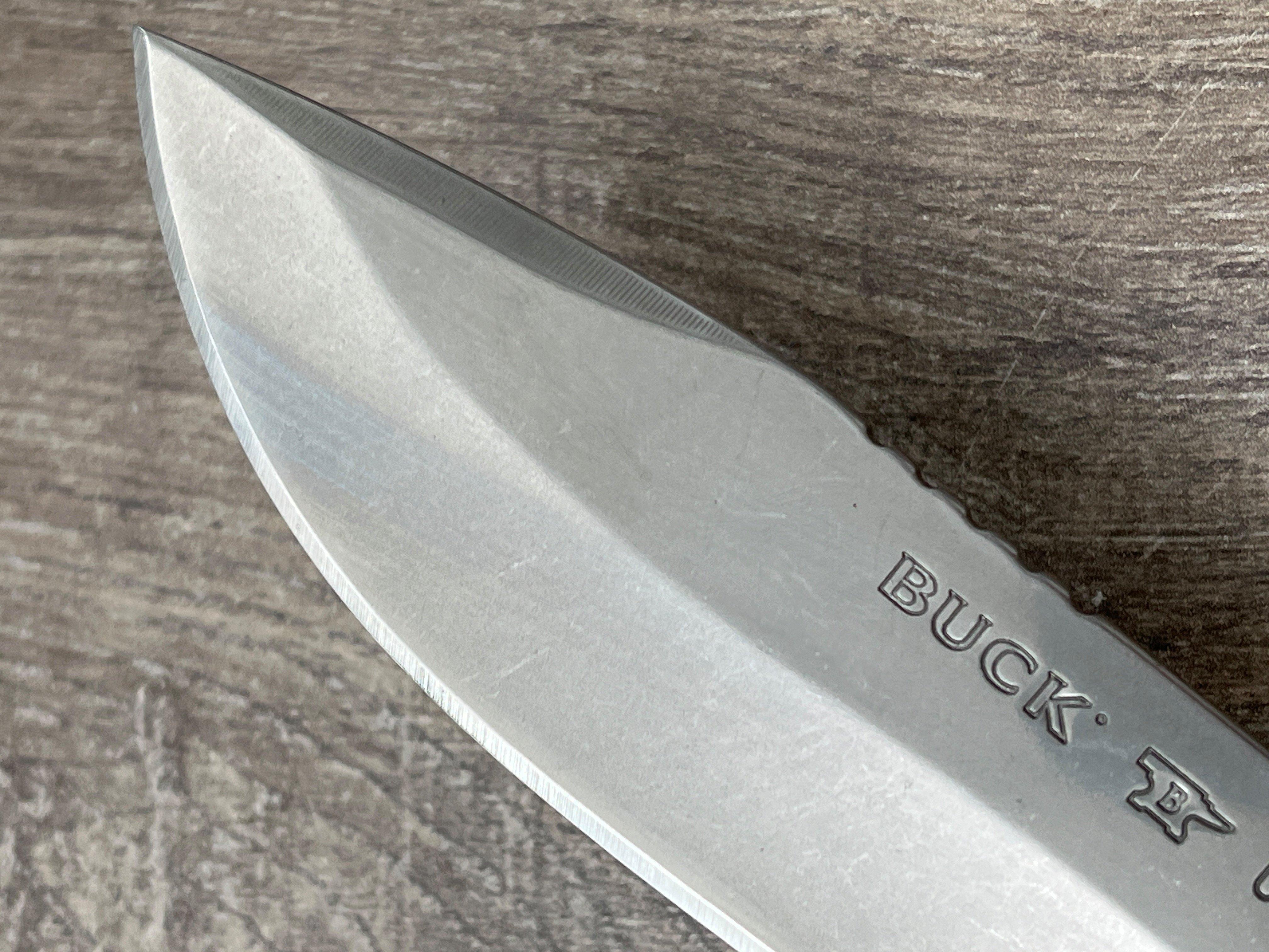 Buck Pursuit Large Green 656GRS hunting knife | Advantageously shopping ...