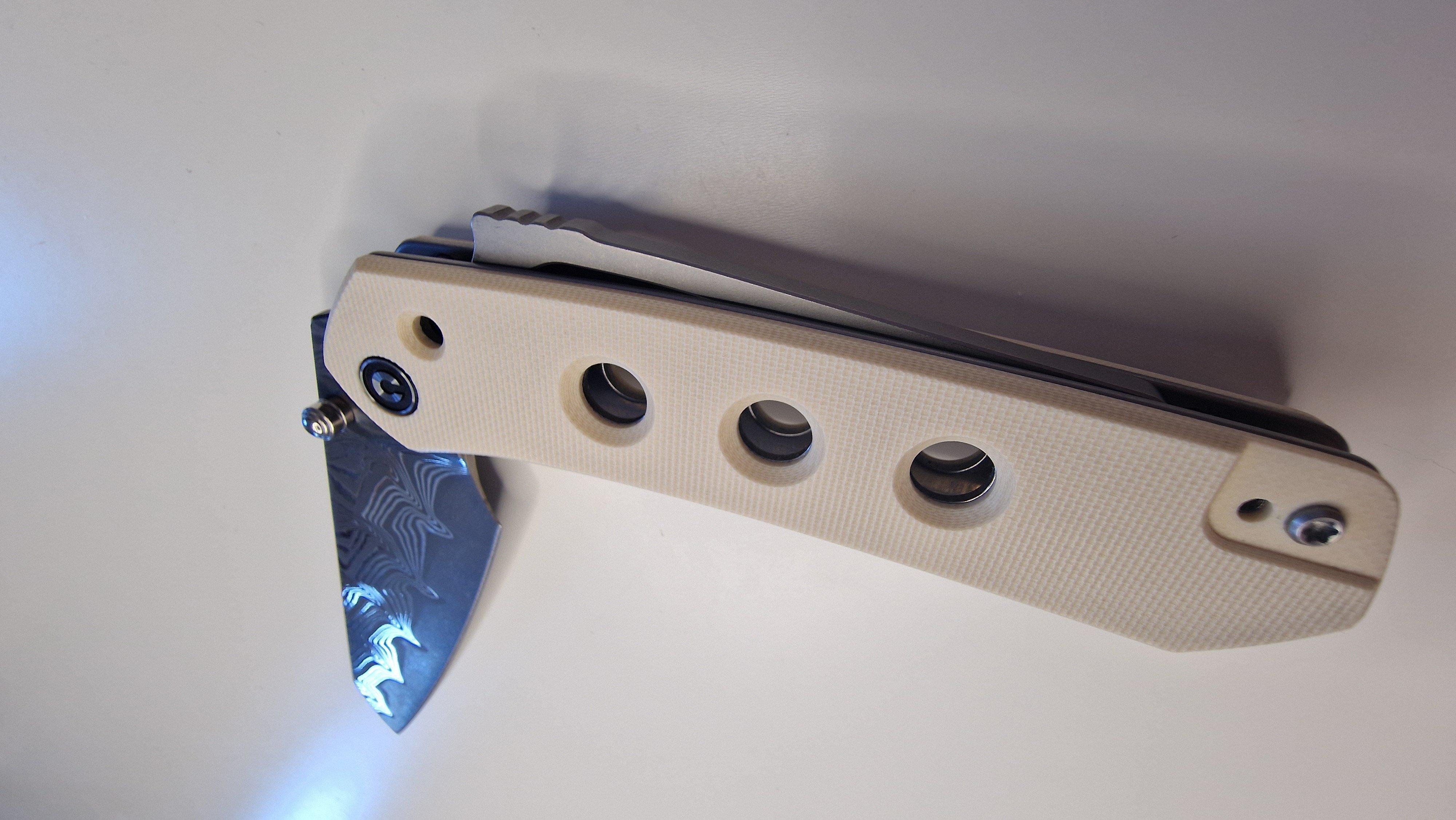 Civivi Vision FG, C22036-DS1, Damascus, Ivory G10, pocket knife, Snecx ...