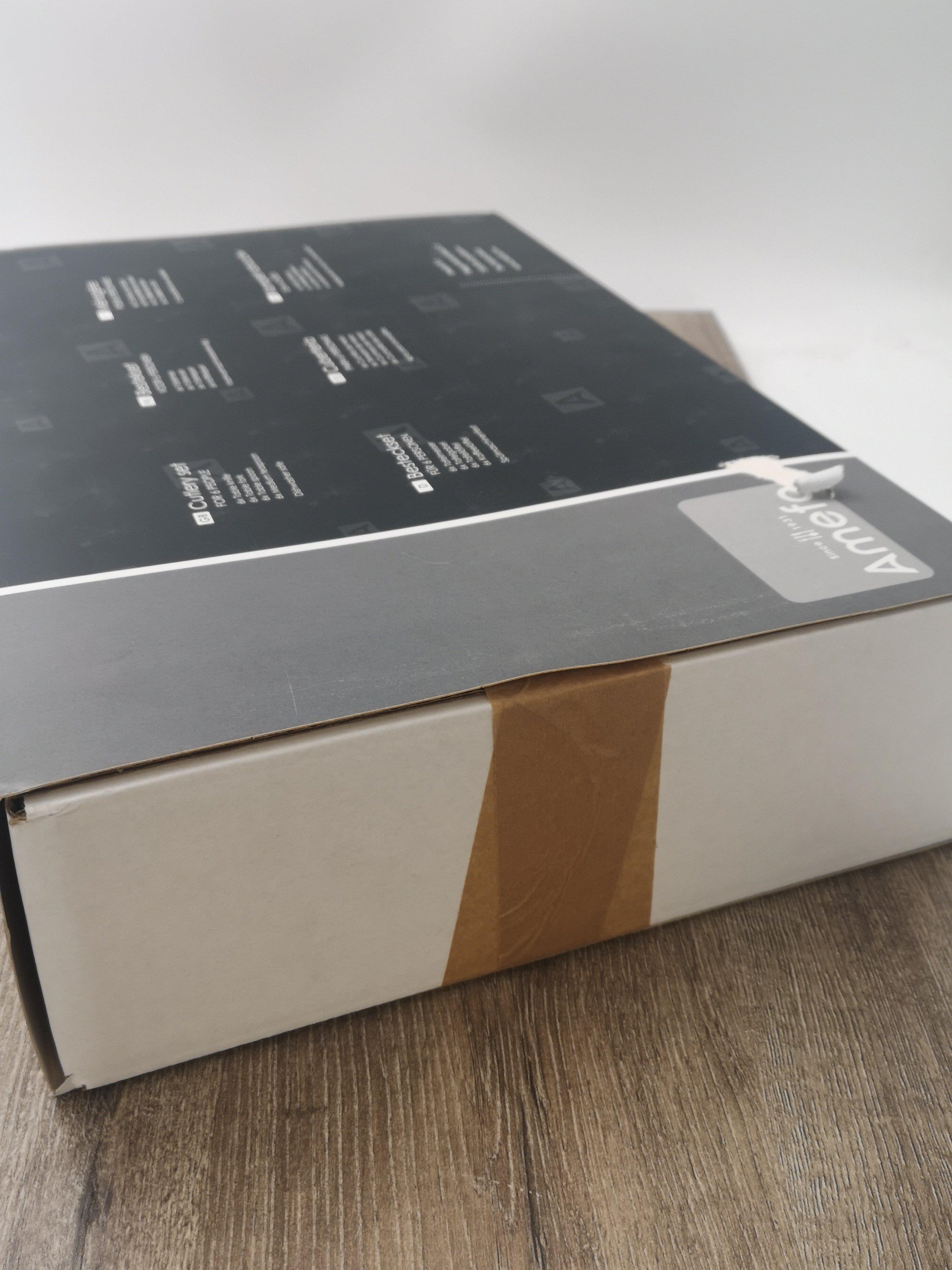 Amefa Metropole Velvet 1170, 24-piece cutlery set with wooden storage ...