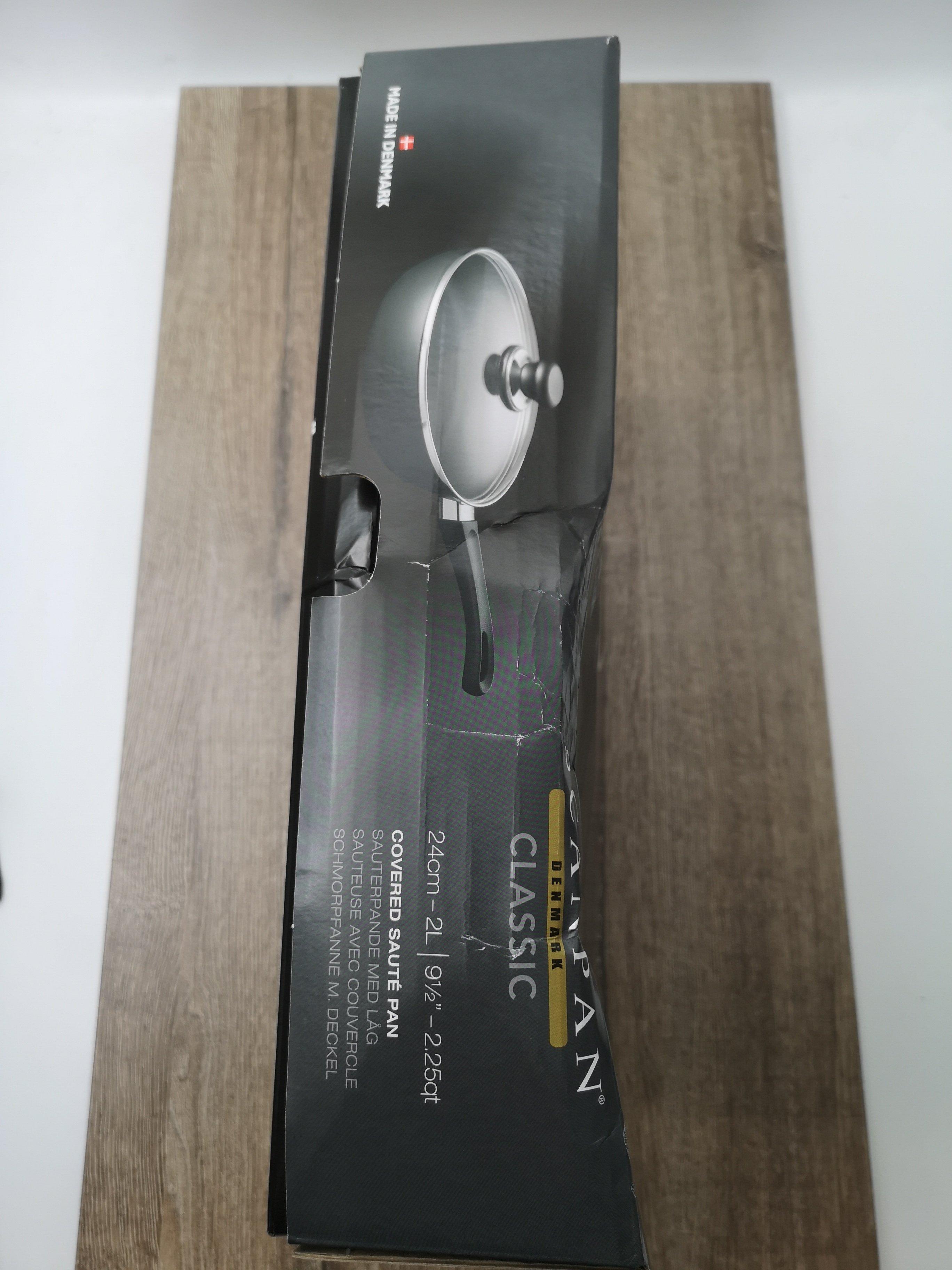 SCANPAN Classic ceramic sauté pan with lid, 24cm | Advantageously ...