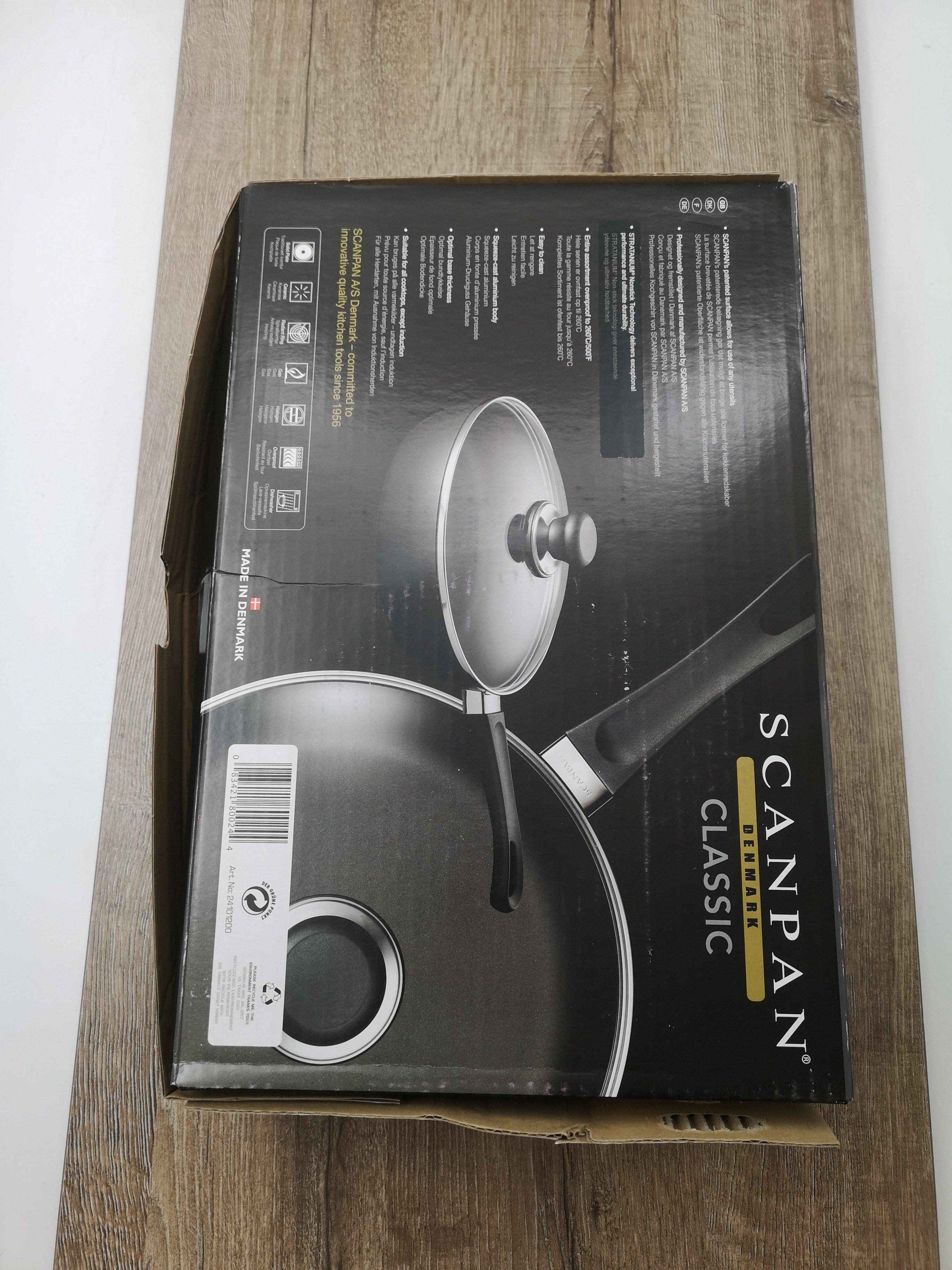 SCANPAN Classic ceramic sauté pan with lid, 24cm | Advantageously ...