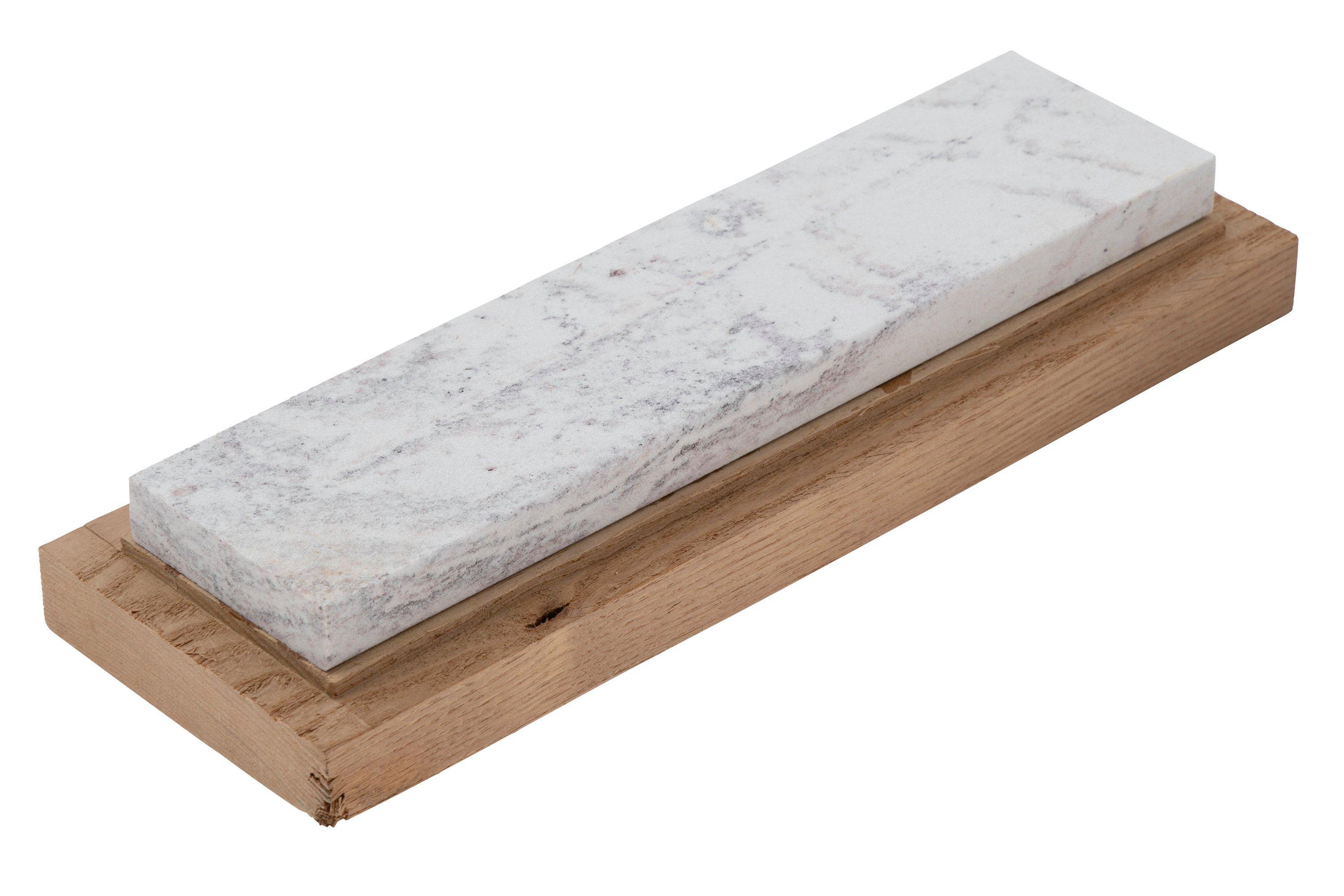 Lansky Soft Arkansas 8x2 LBS8SW natural sharpening stone with wooden ...