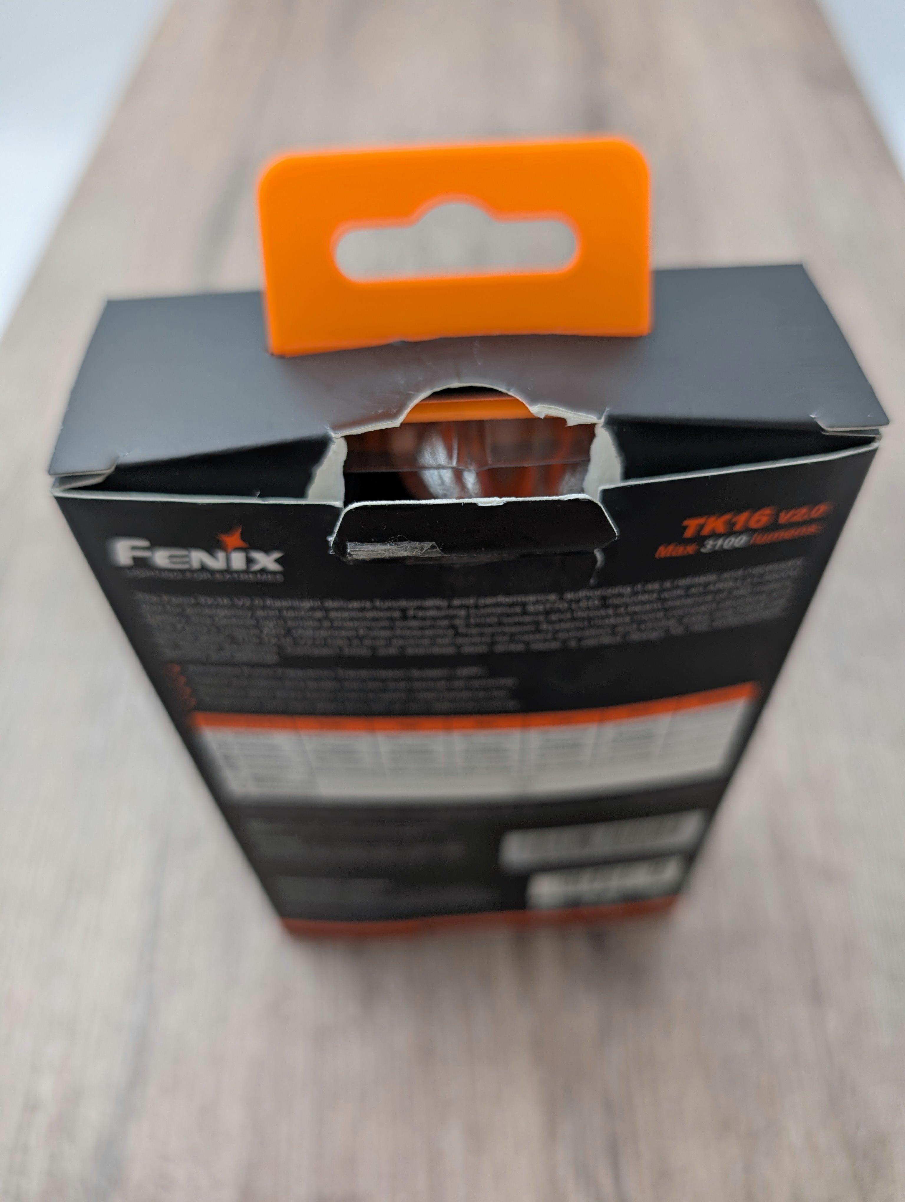 Fenix TK16 V2.0 LED torch with instant strobe | Advantageously shopping ...