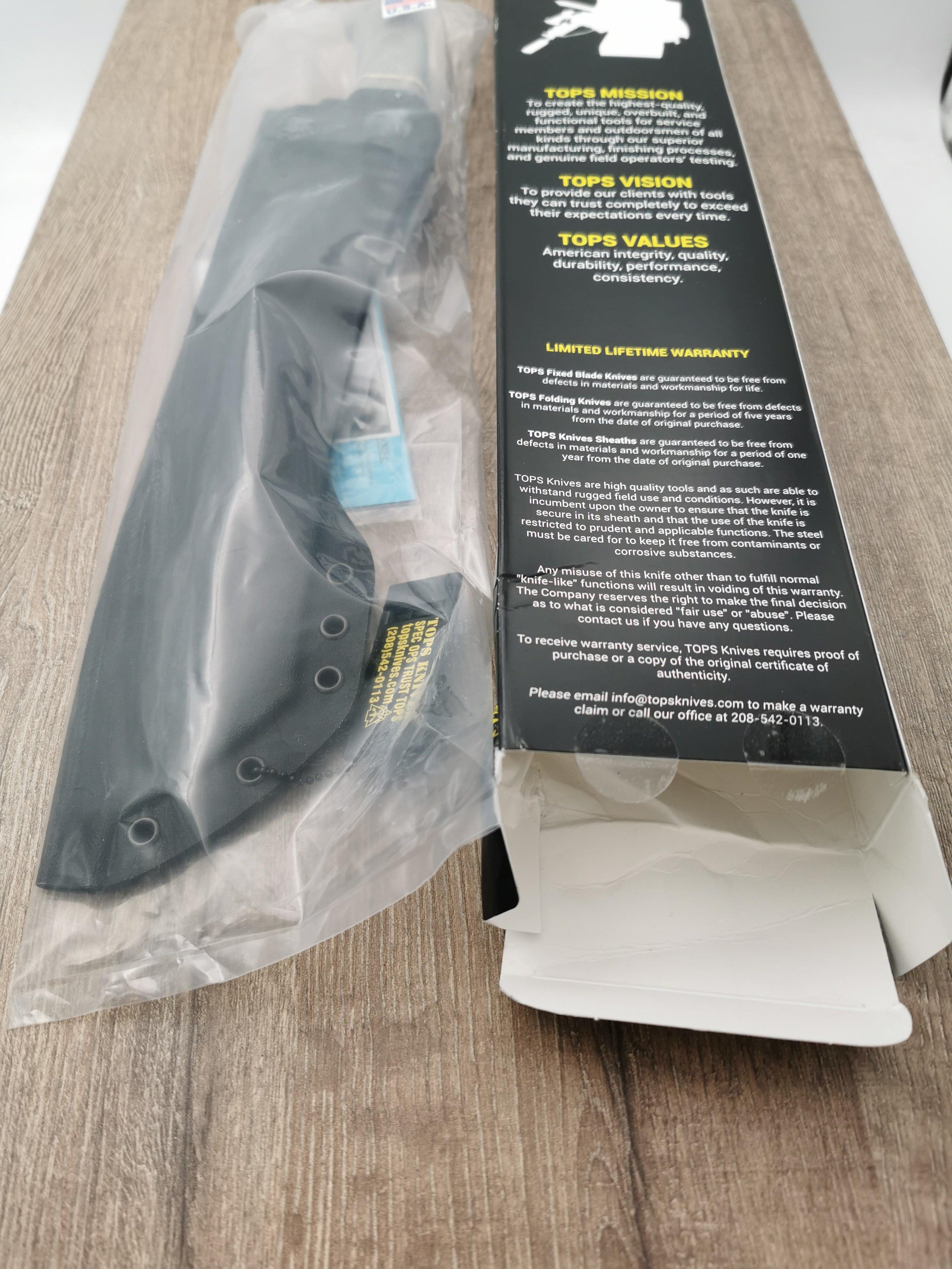 TOPS Knives El Chete ELCH-03 Midnight Bronze, machete | Advantageously ...