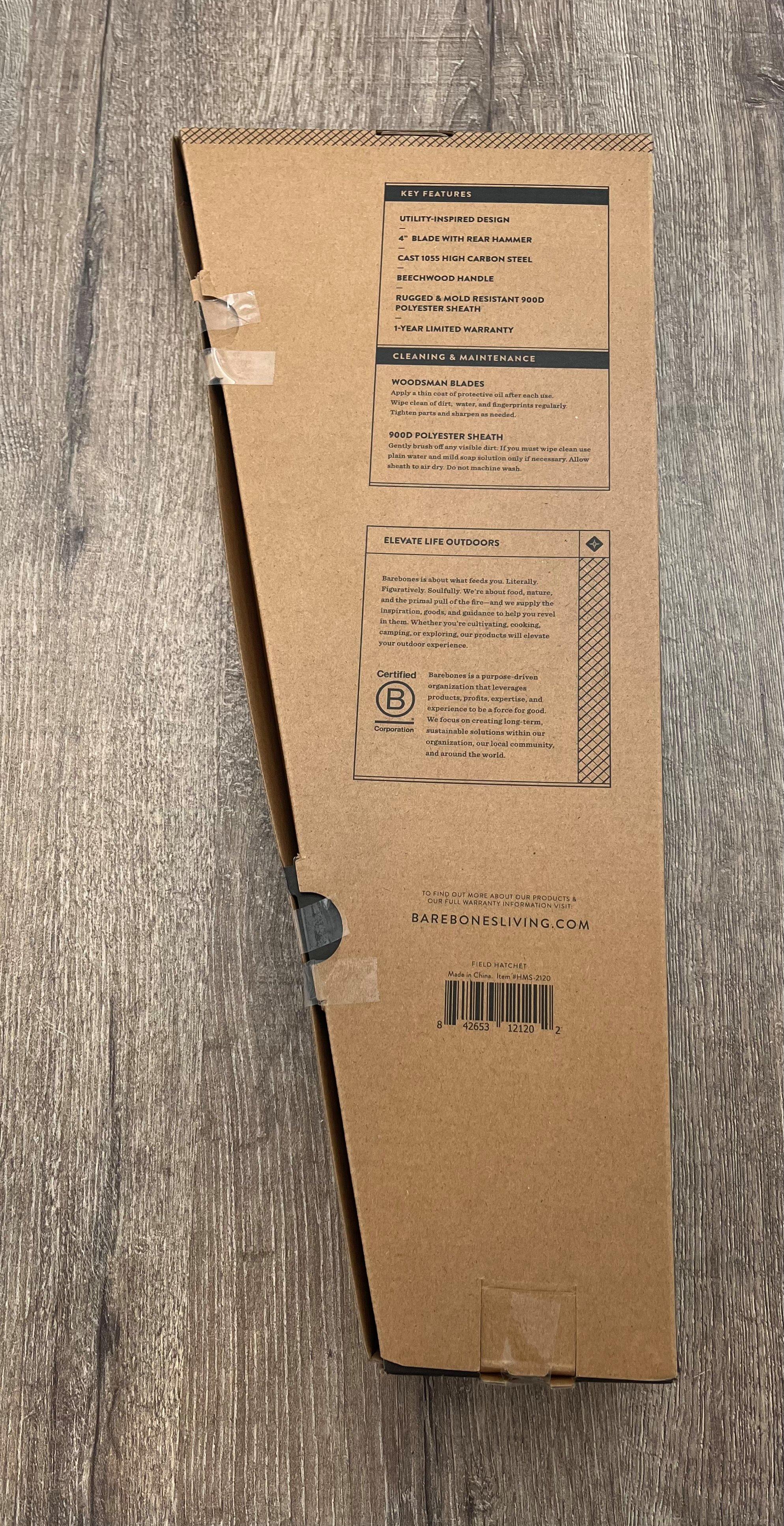 Barebones Field Hatchet, HMS-2120, hand axe | Advantageously shopping ...