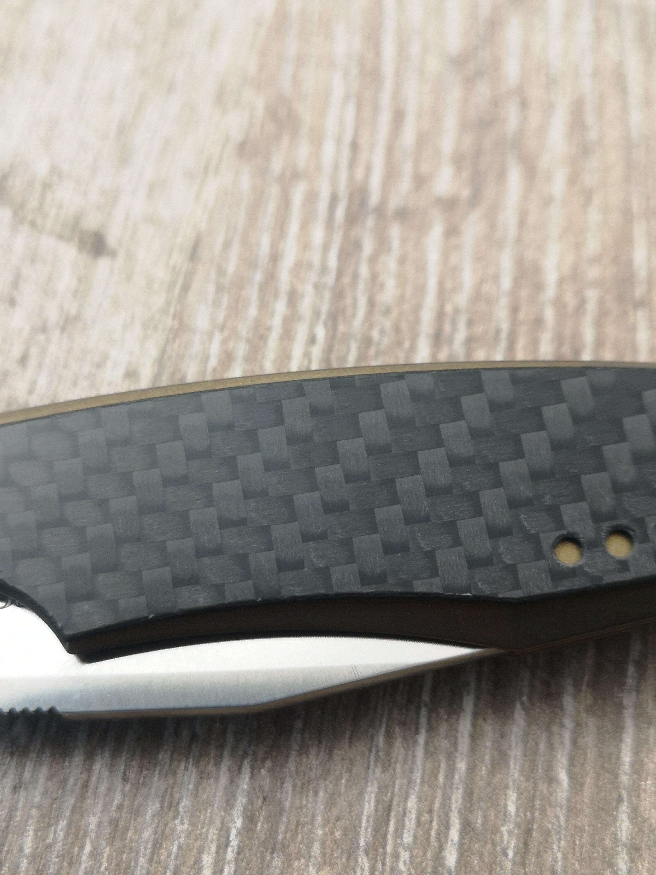 Viper Belone Carbon fibre, Bronze Titanium 5970BRFC pocket knife ...
