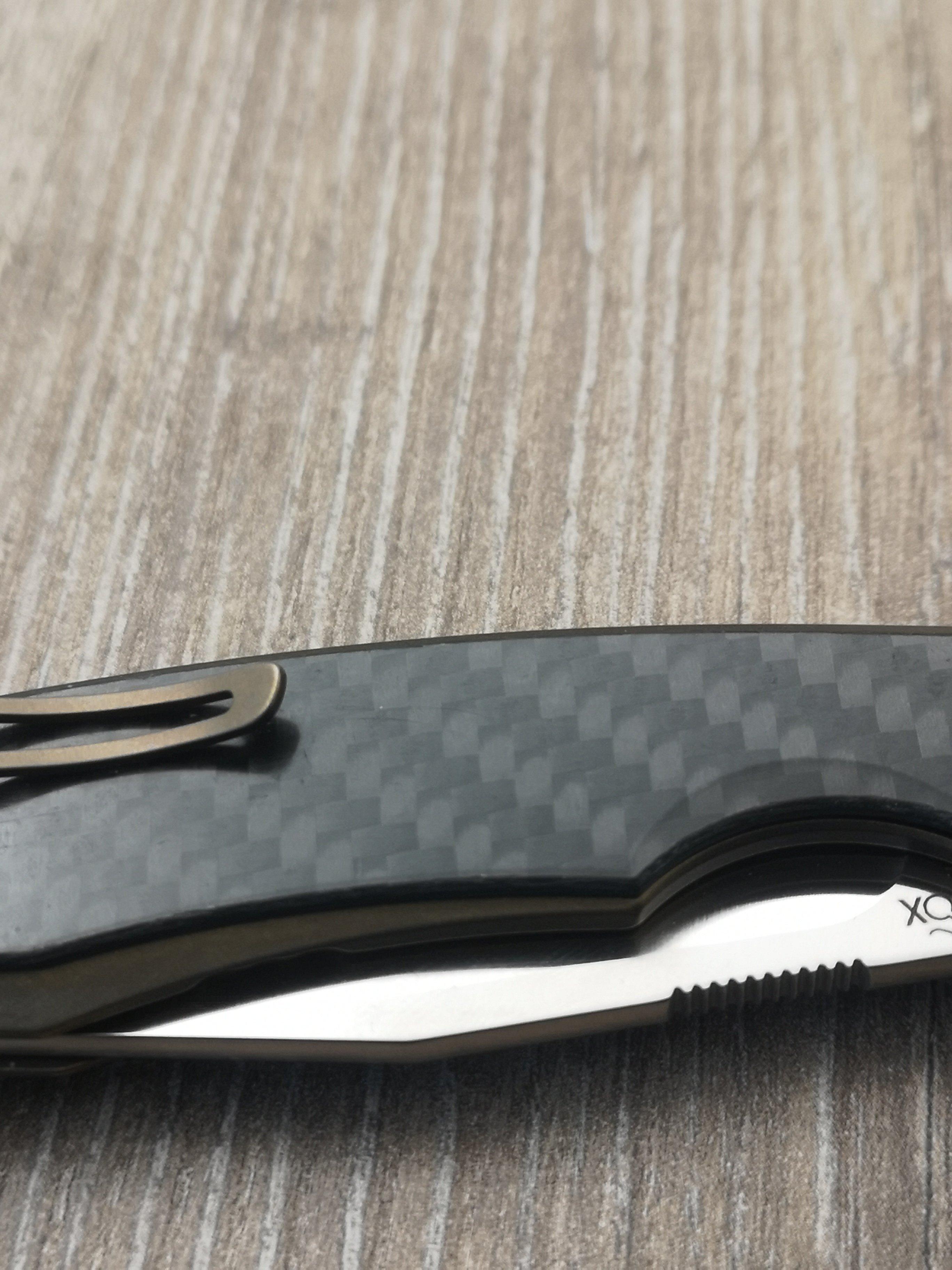 Viper Belone Carbon fibre, Bronze Titanium 5970BRFC pocket knife ...