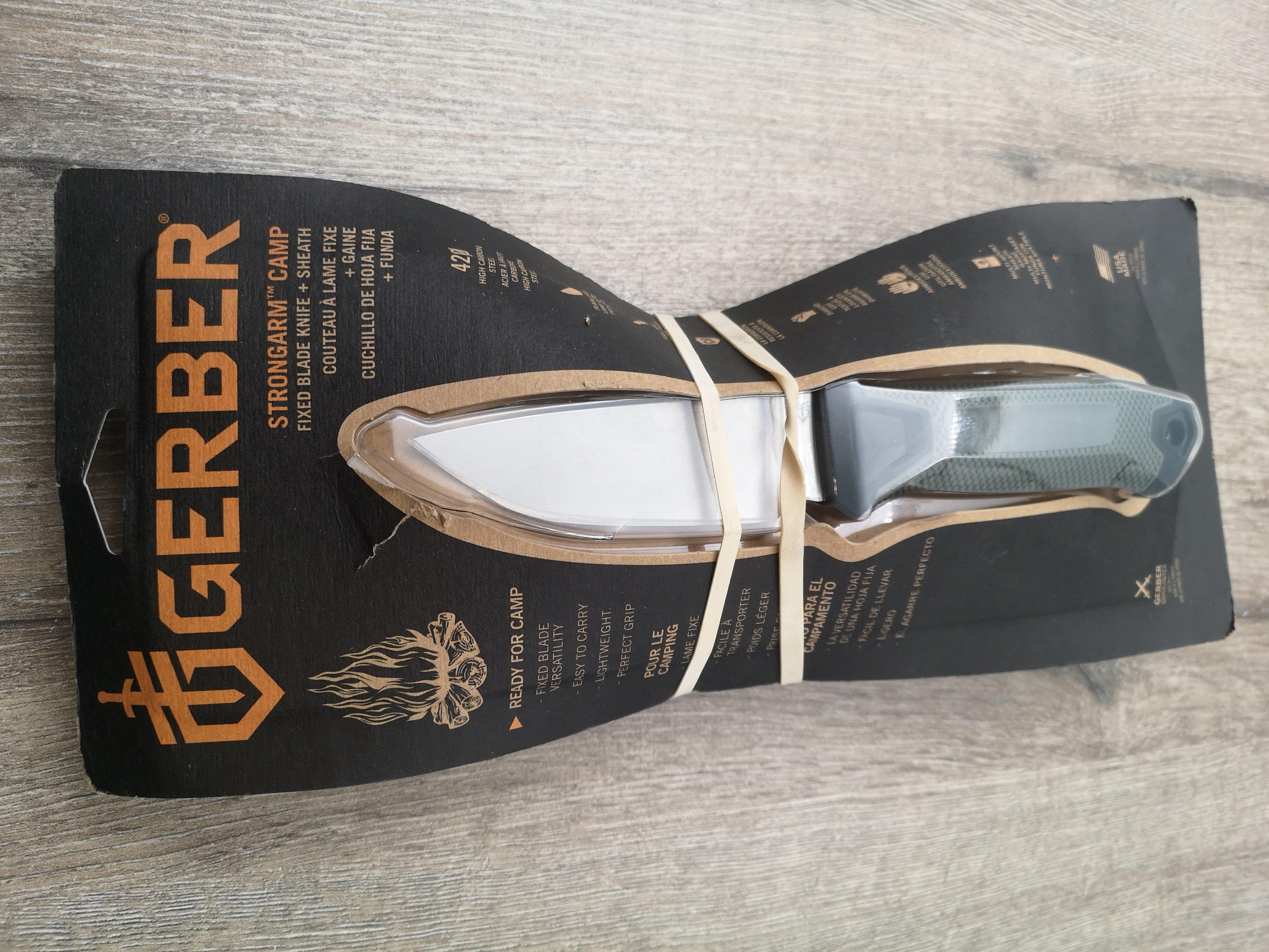 Gerber Strongarm Camp 1069260 Green, fixed knife | Advantageously ...