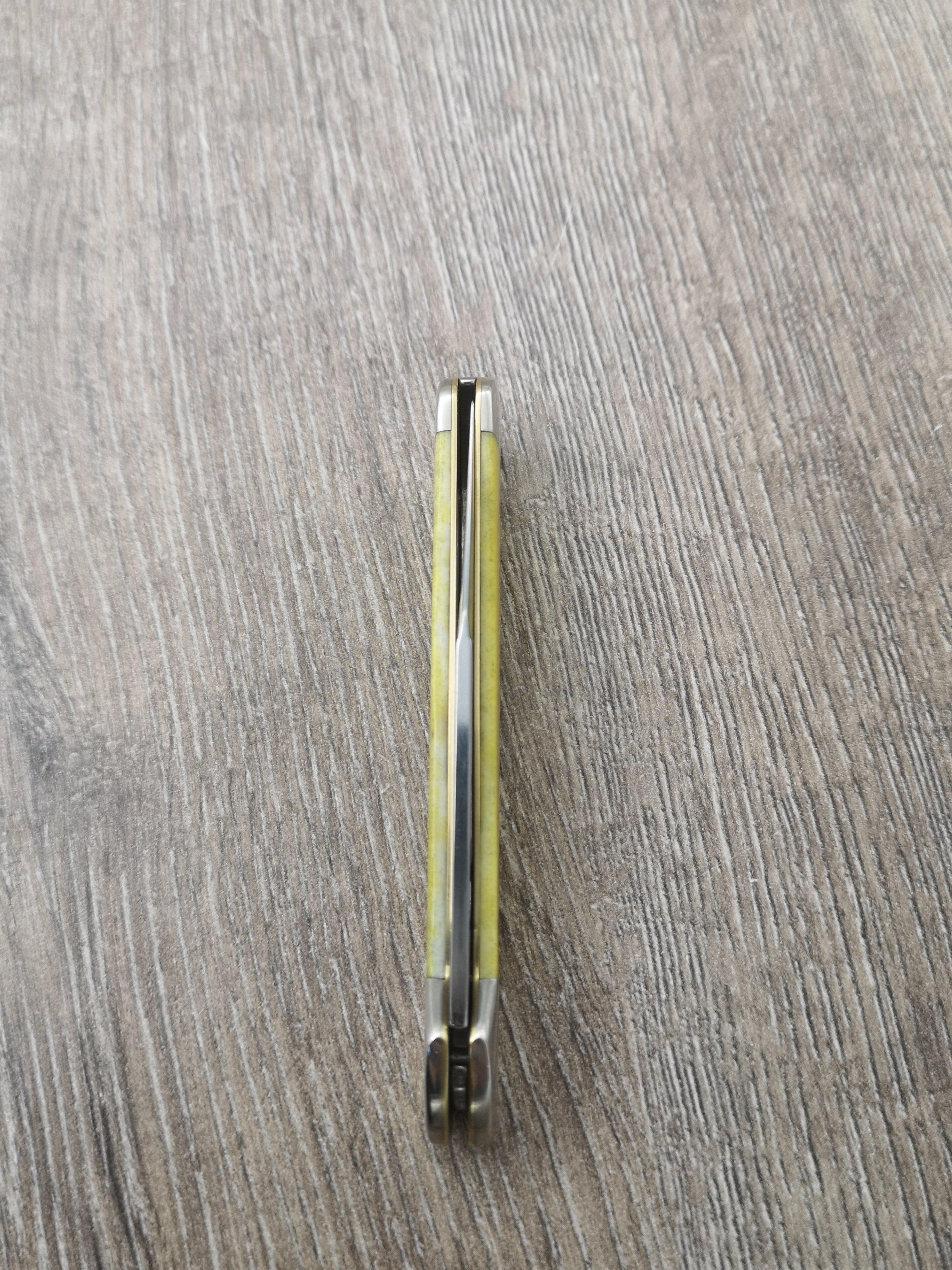 Case Mini CopperLock 20034 Smooth Yellow Bone 61749L SS, zakmes ...