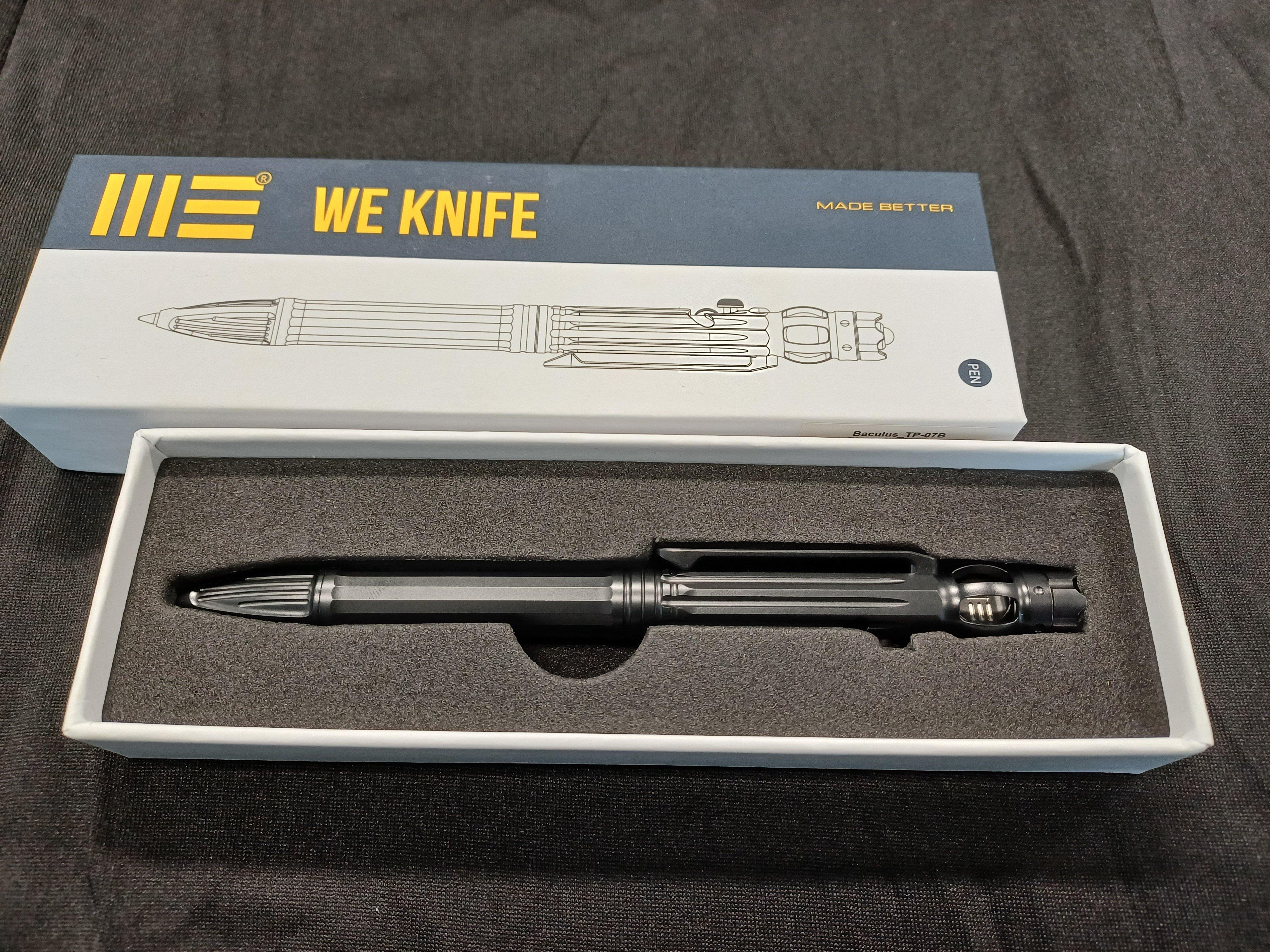 WE Knife Baculus, TP-07B caneta tática | Compras vantajosas em ...
