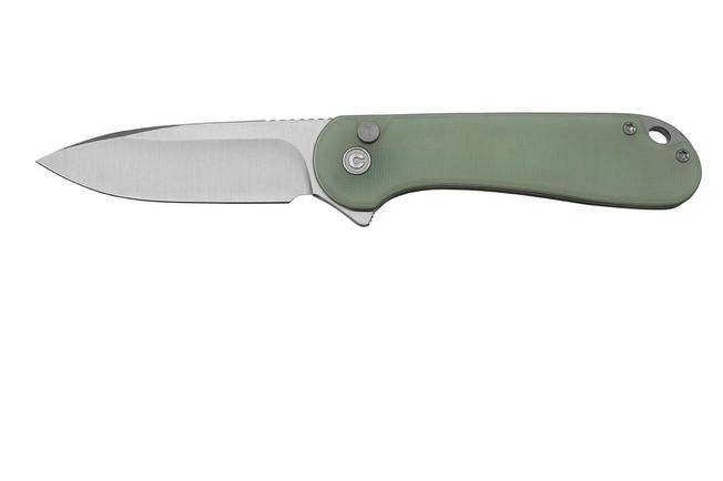Civivi Elementum II Button Lock, C18062P-2 Natural G10, Nitro-V pocket ...