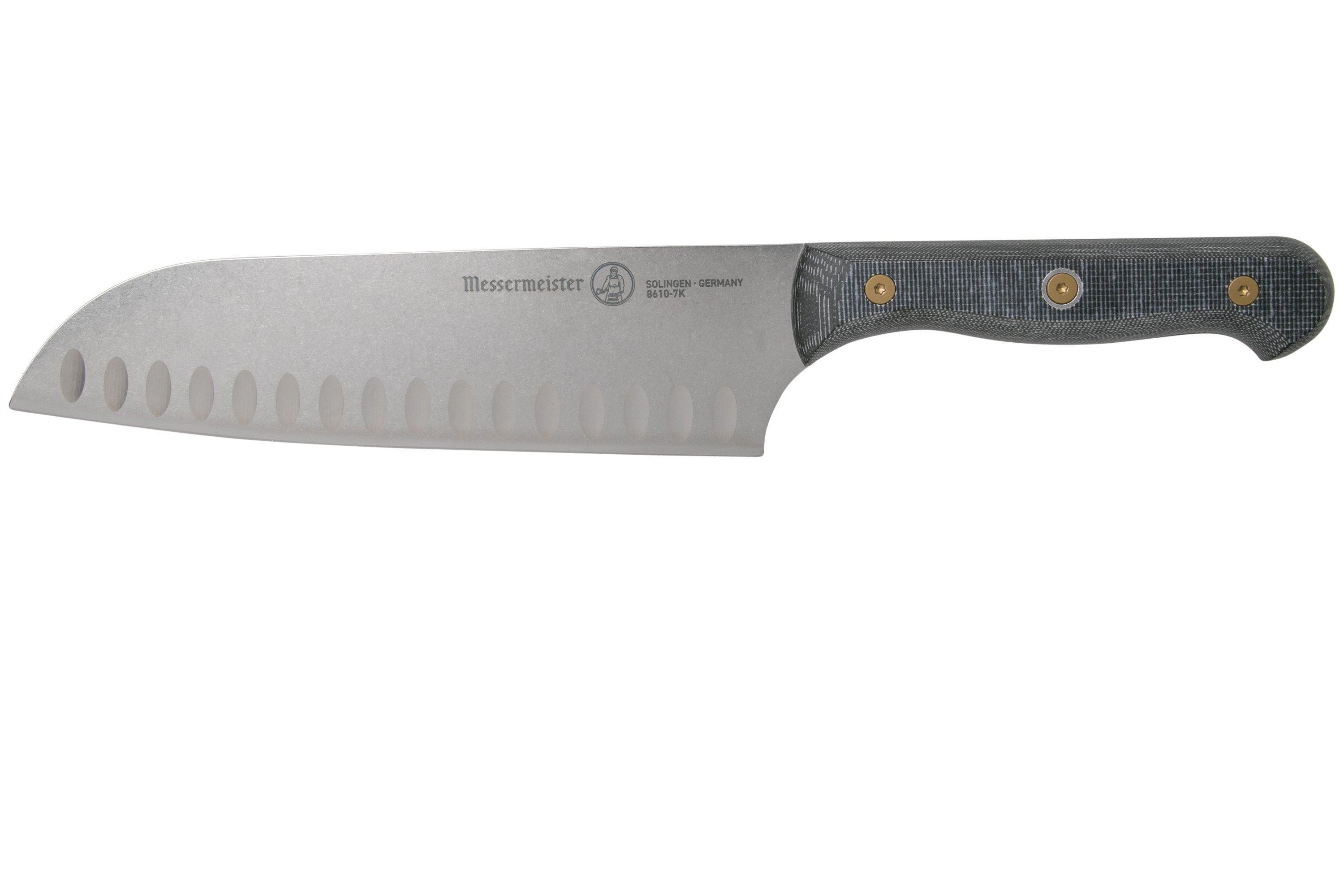 Messermeister Custom 8610-7K santoku, 18 cm | Advantageously shopping at Knivesandtools.co.uk