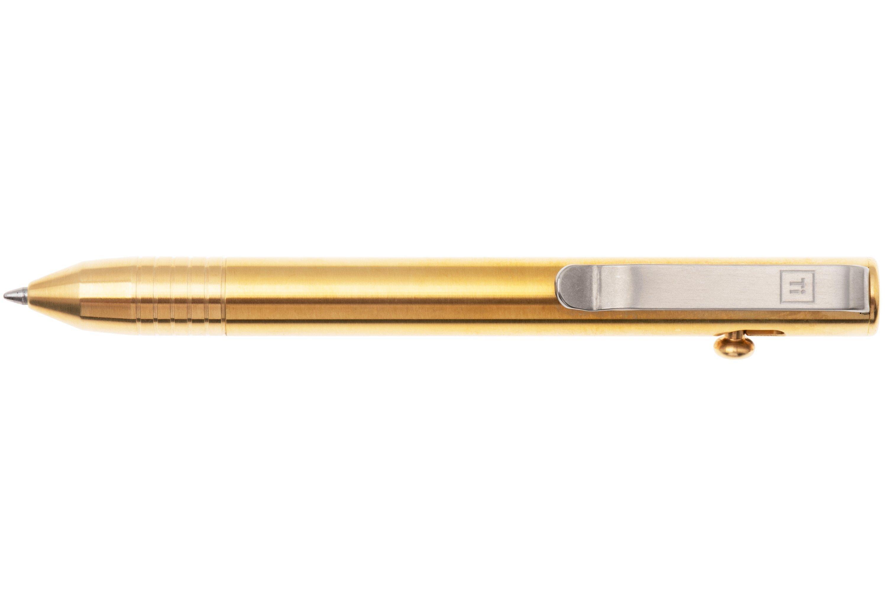 Big Idea Design Base Line Bolt Action Pen BS-BA-BS Brass, everyday ...