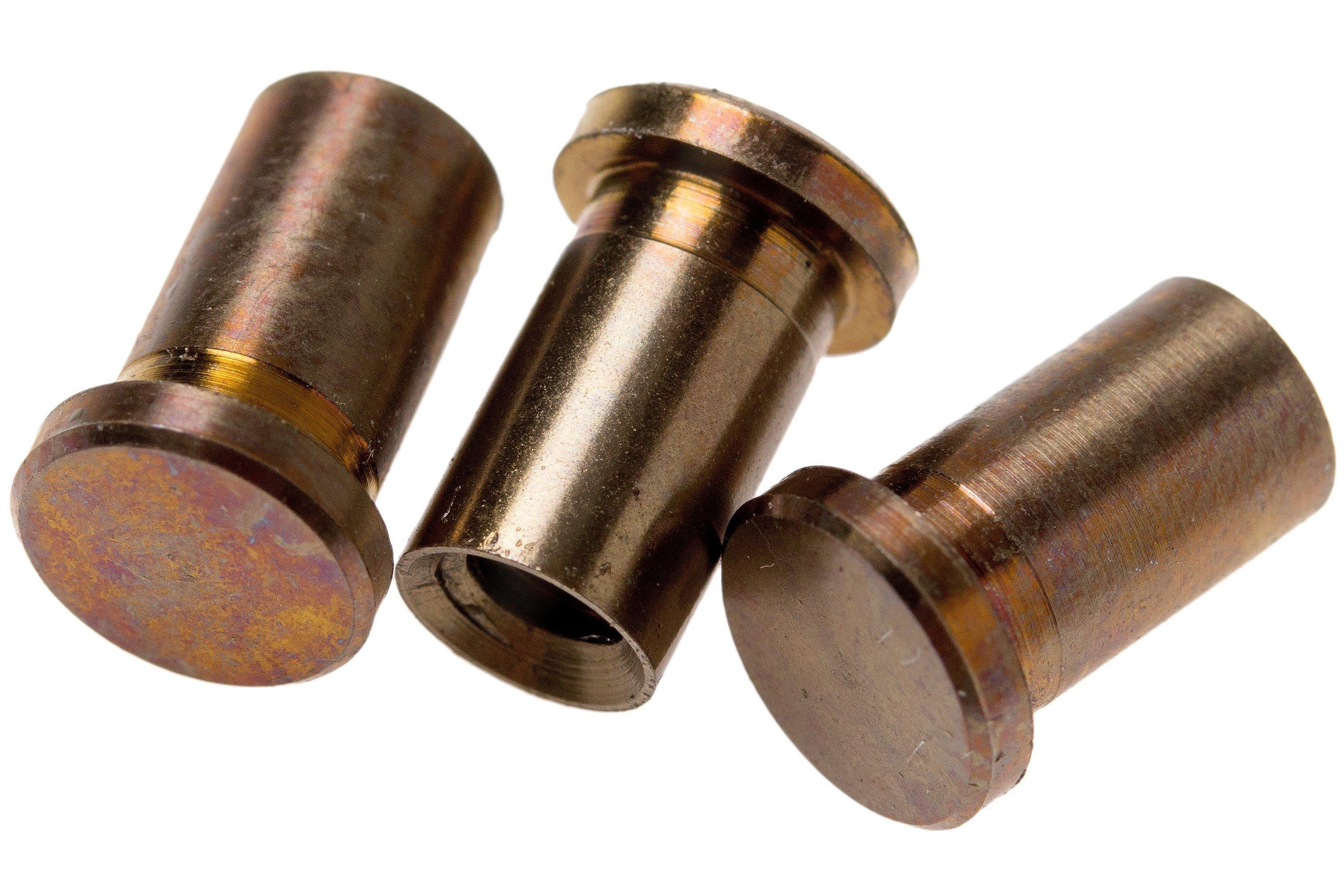 Rick Hinderer Handle Nuts Bronze Titanium, Set of 3, XM18 3,5” Skinny ...