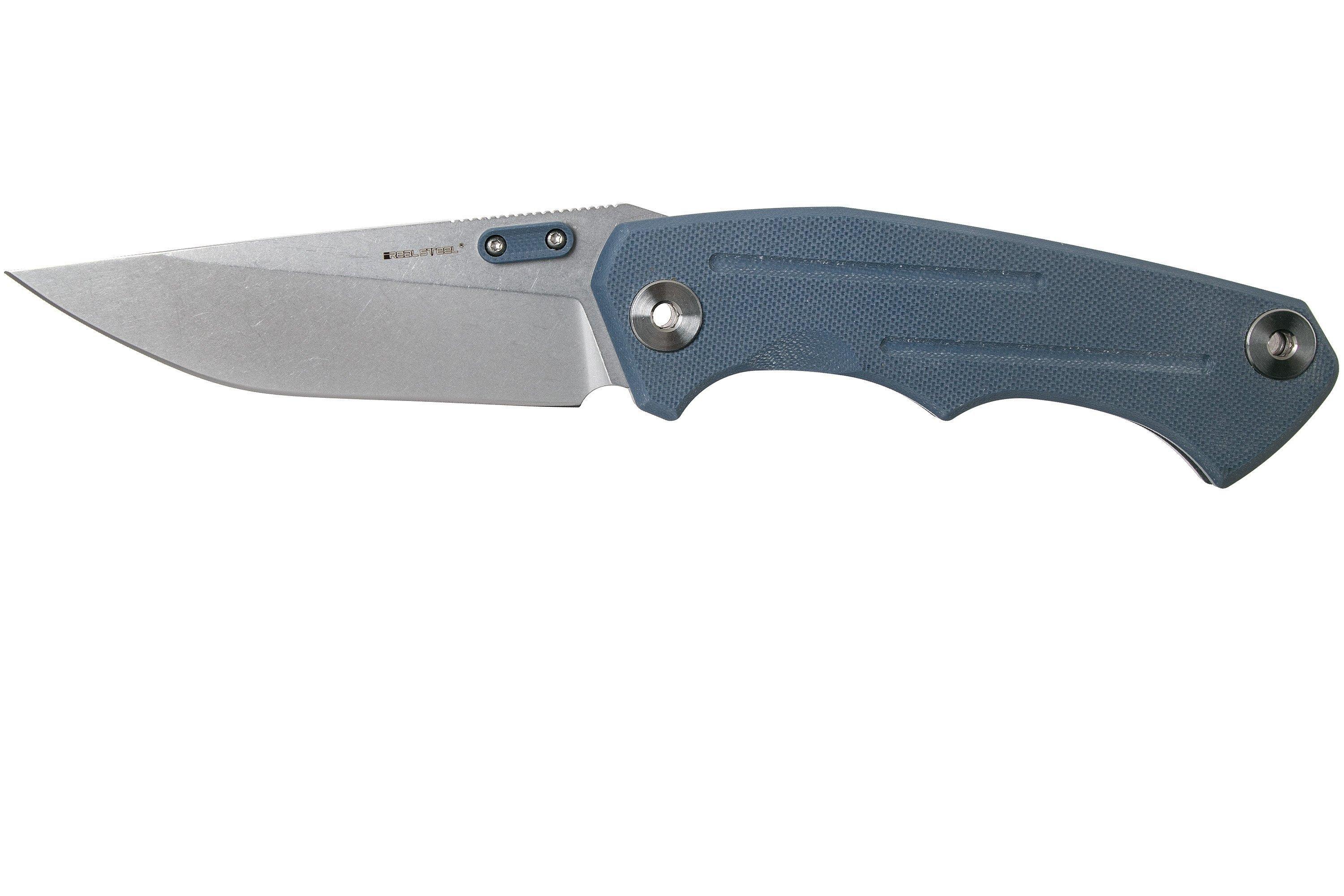 Real Steel Crusader 3701 Light Grey 7442 pocket knife, Poltergeist ...