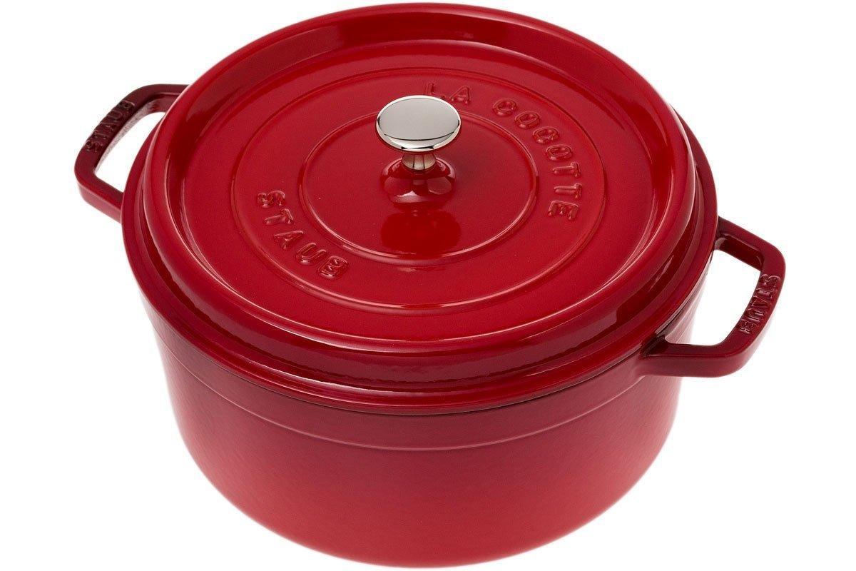 Staub casserole-cocotte 26 cm, 5,2 l red | Advantageously shopping at ...