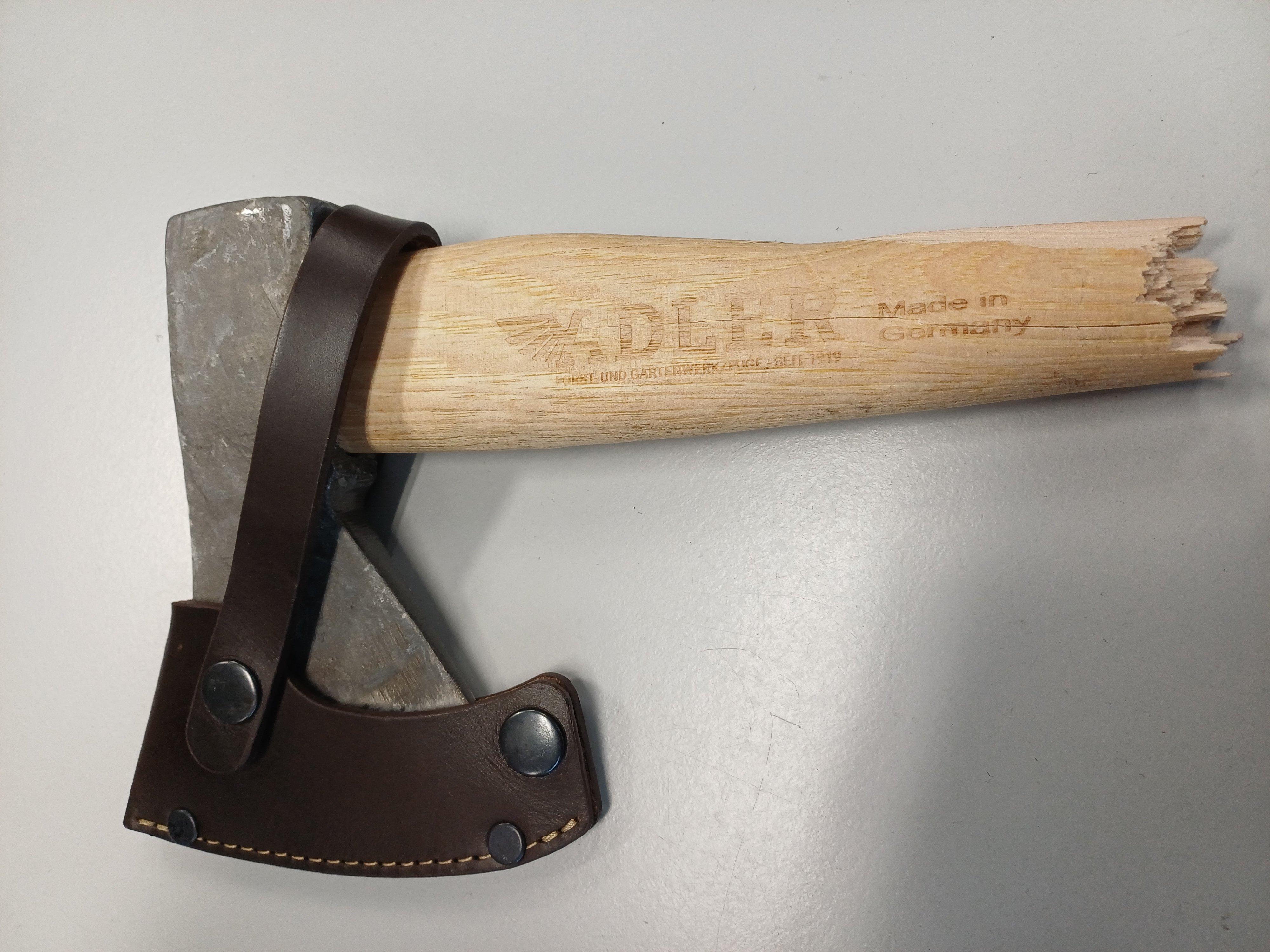 Adler Rheinland Hatchet, red-black, hand axe | Advantageously shopping ...