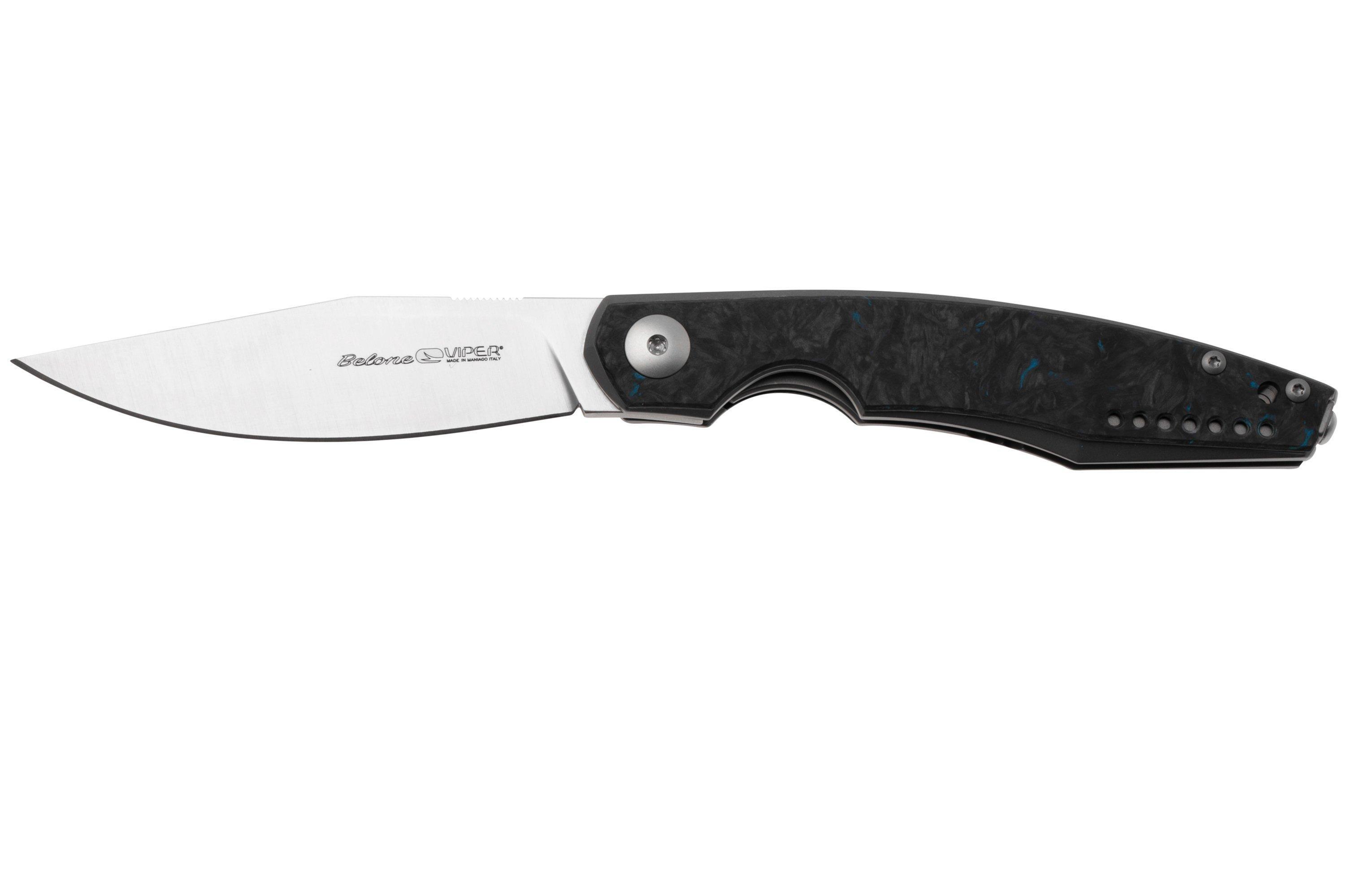 Viper Belone 5970TIFCB Dark Matter Blue Carbon Fiber pocket knife ...