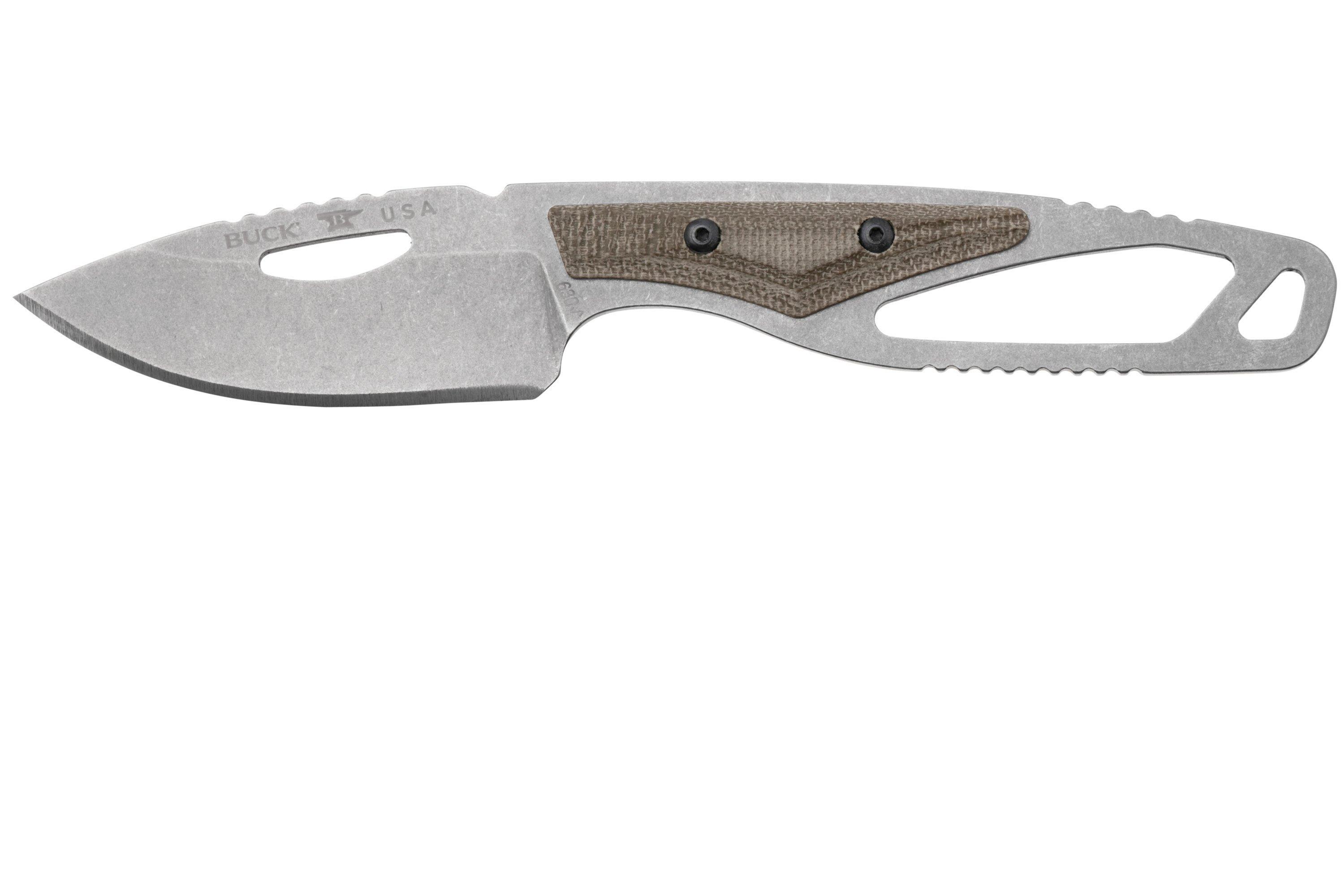 Nóż myśliwski Buck PakLite Hide Pro 630GRS Stonewashed BOS S35VN, Green ...