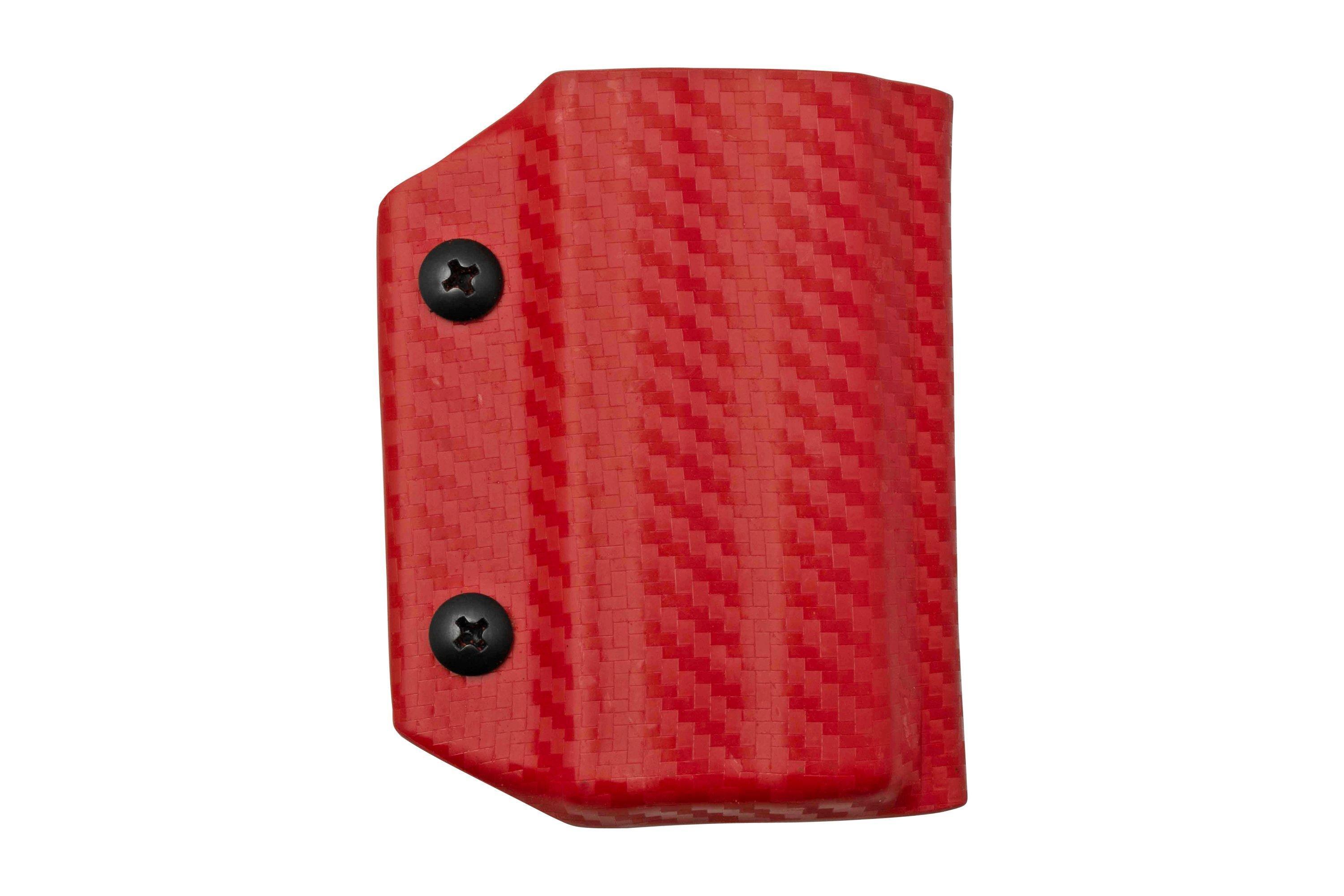 Clip And Carry Kydex Sheath SOG Powerlock, Carbon Fiber Red SPWRLK-CF ...