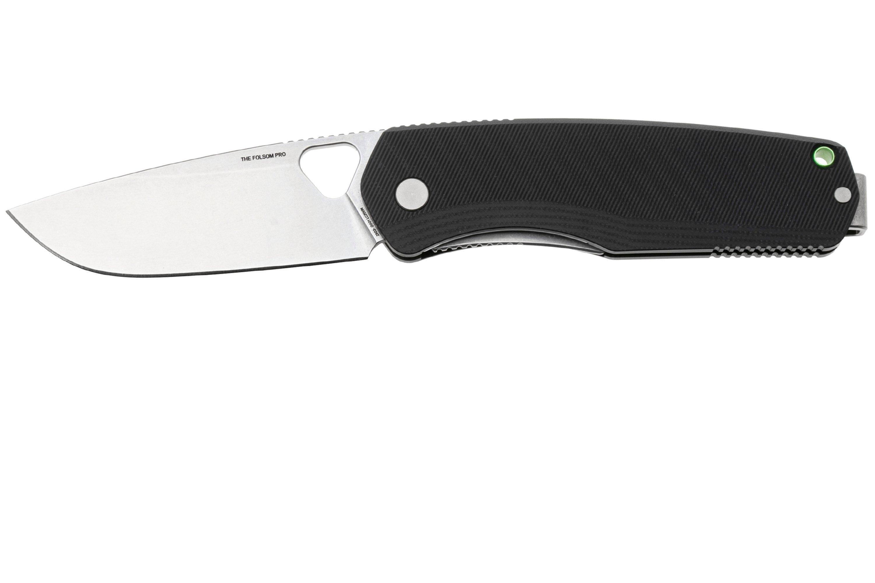 The James Brand The Folsom Pro KN129114-00, LC200N Stonewash, Black G10 ...