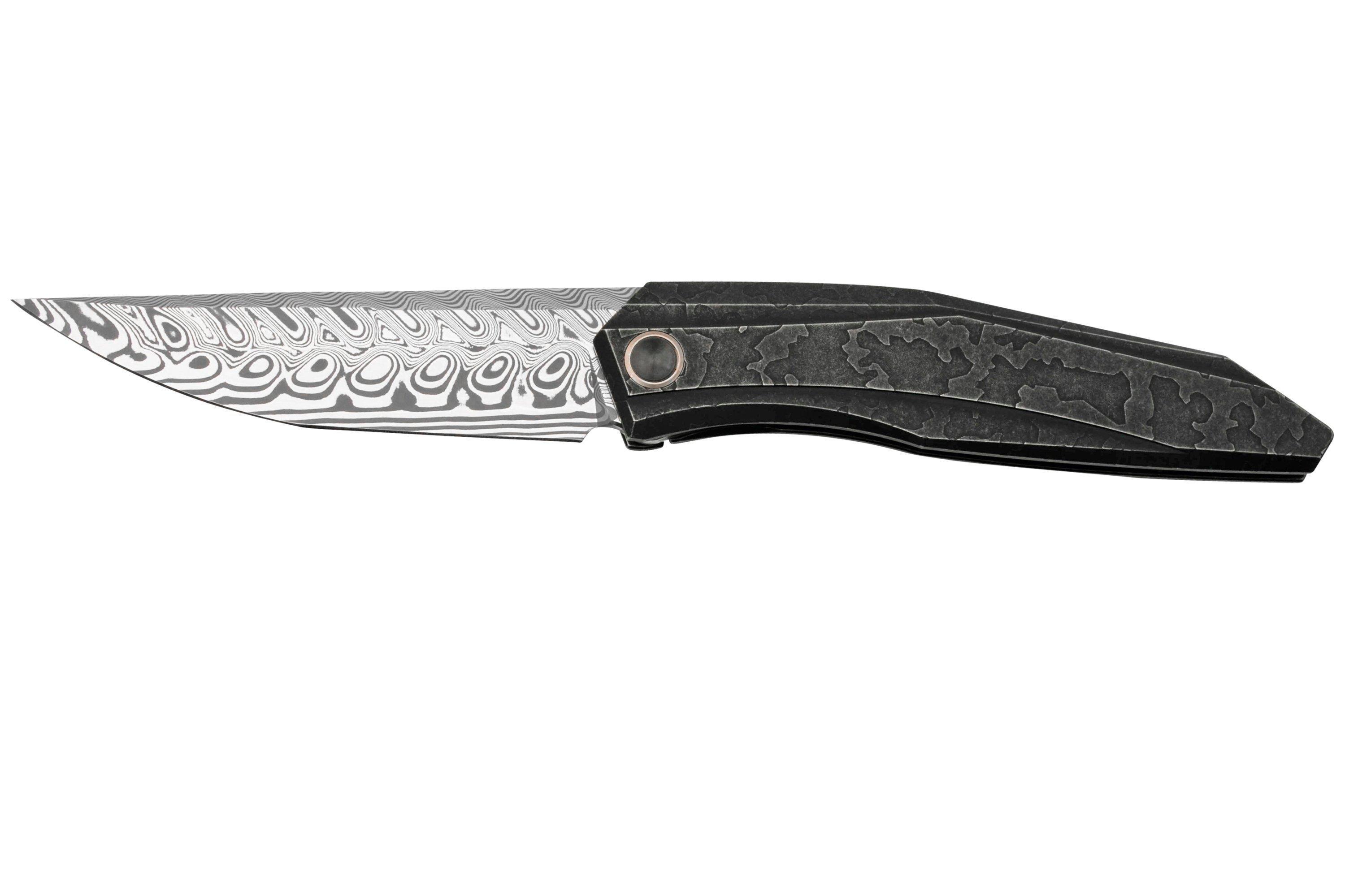 WE Knife Cybernetic WE22033-DS1 Stonewashed Etched Black Titanium ...