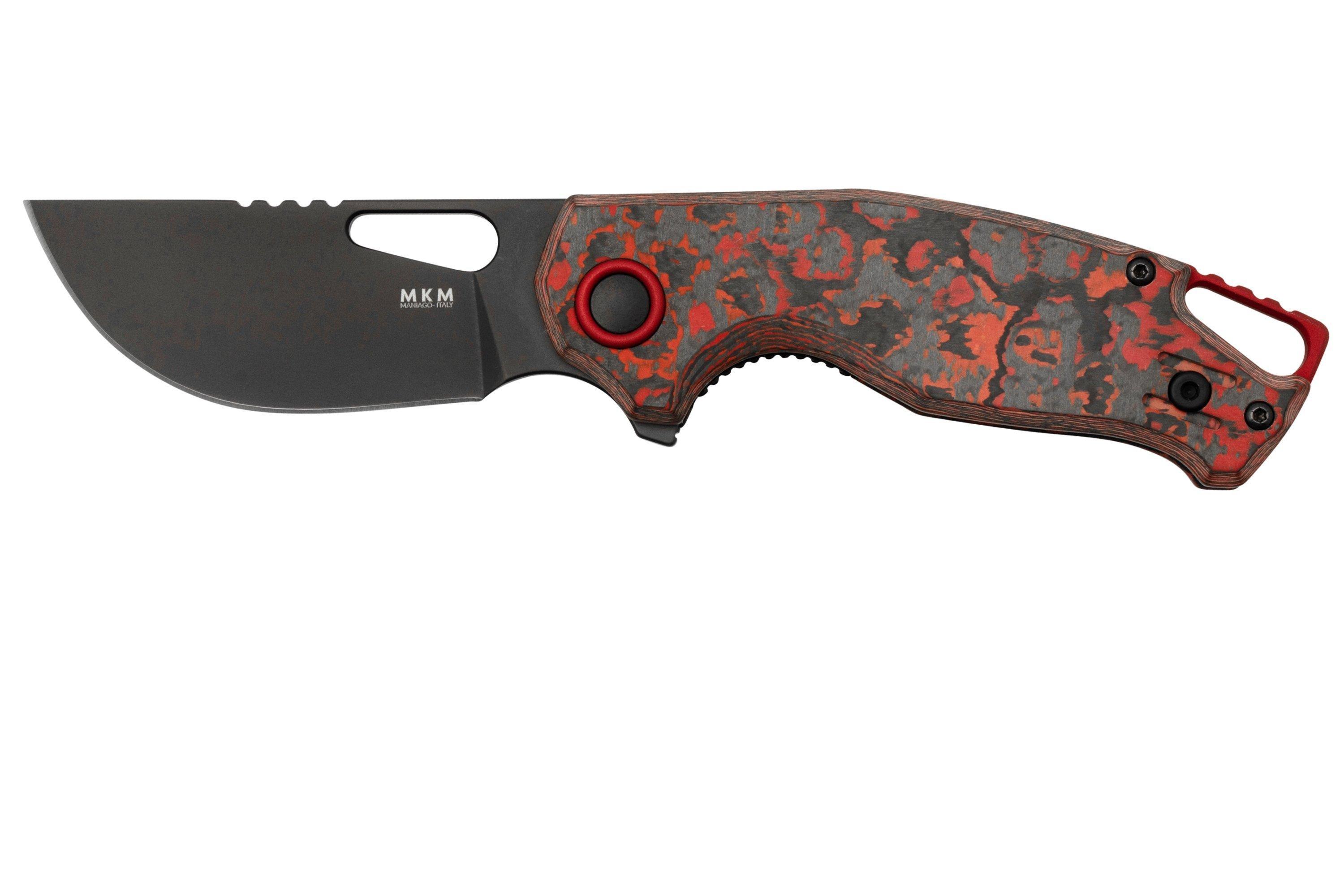 MKM Vincent VCV-CLD Black PVD VANAX, Lava Flow Carbon Fiber, Red ...