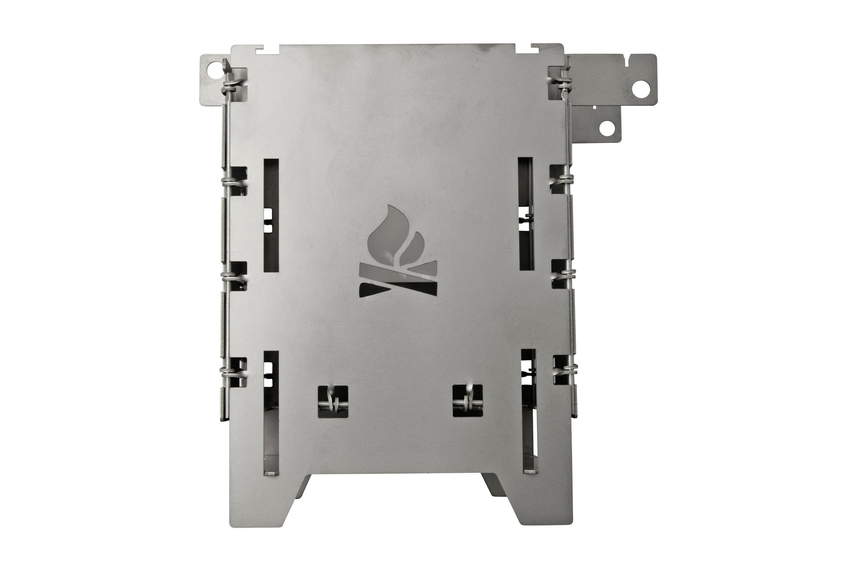 Bushcraft Essentials Bushbox LF Titanium, foldable stove ...