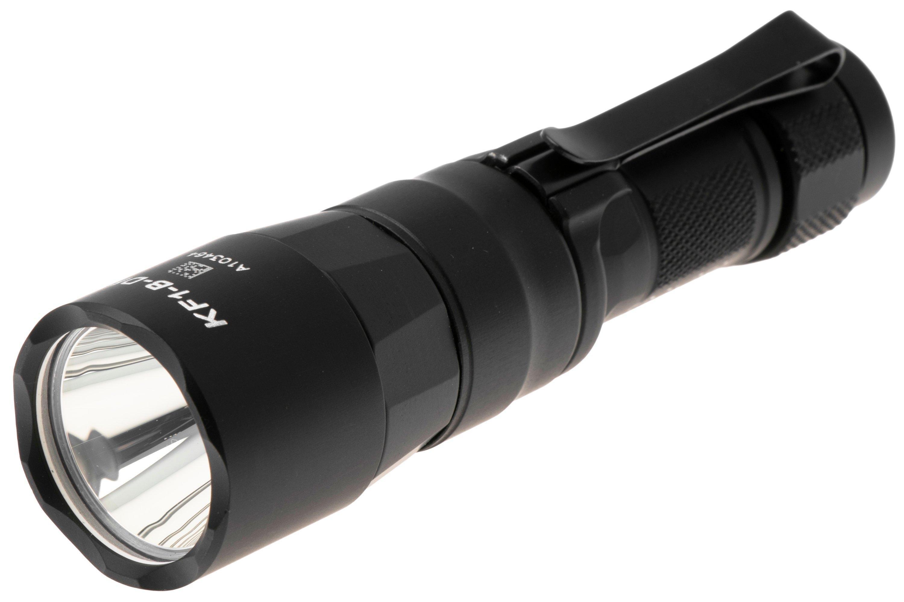 SureFire EDC1-DFT Turbo Black, EDC flashlight, 650 lumen ...