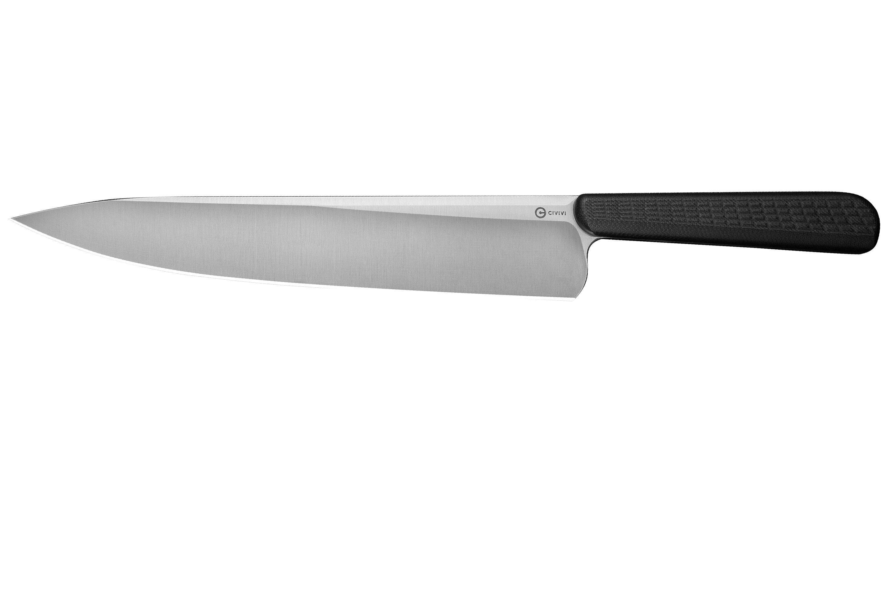 Civivi Cibus C23048-1 Satin, Black G10, chef's knife | Advantageously ...