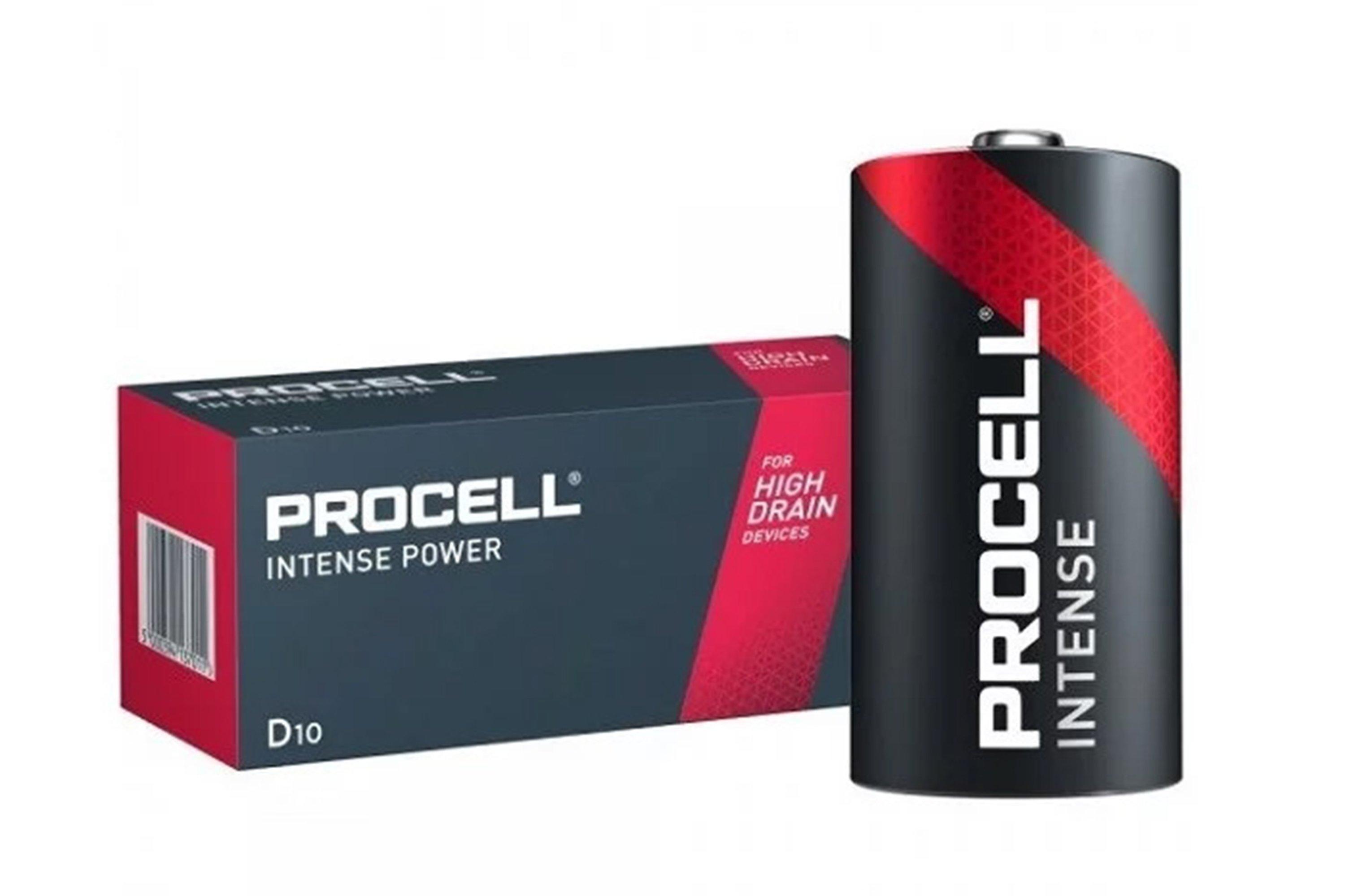 Duracell Procell Intense Power pile alcaline D LR20, 10 pezzi | Fare ...