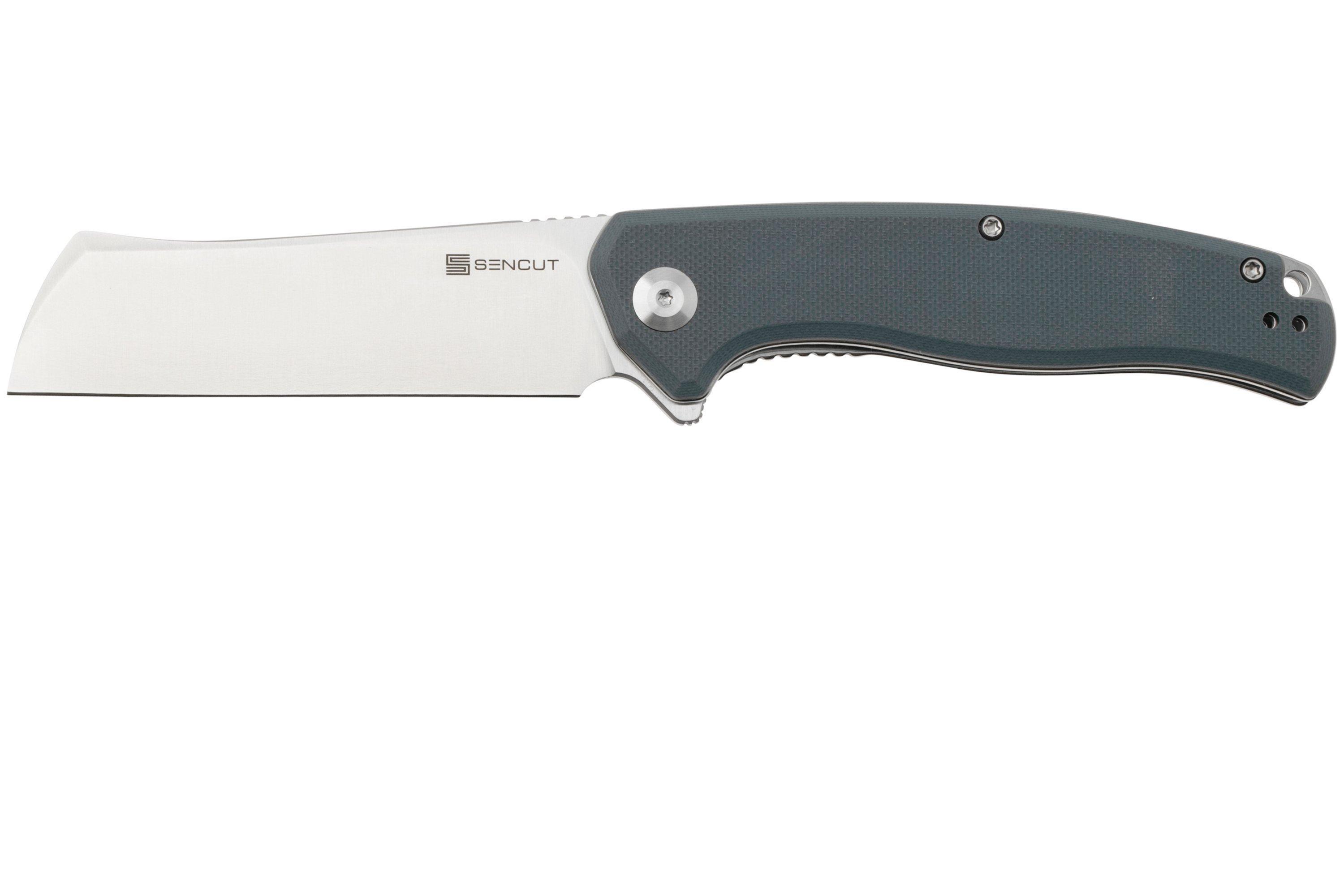 SENCUT Traxler S20057C-2 Satin, Neutral Blue G10, couteau de poche ...