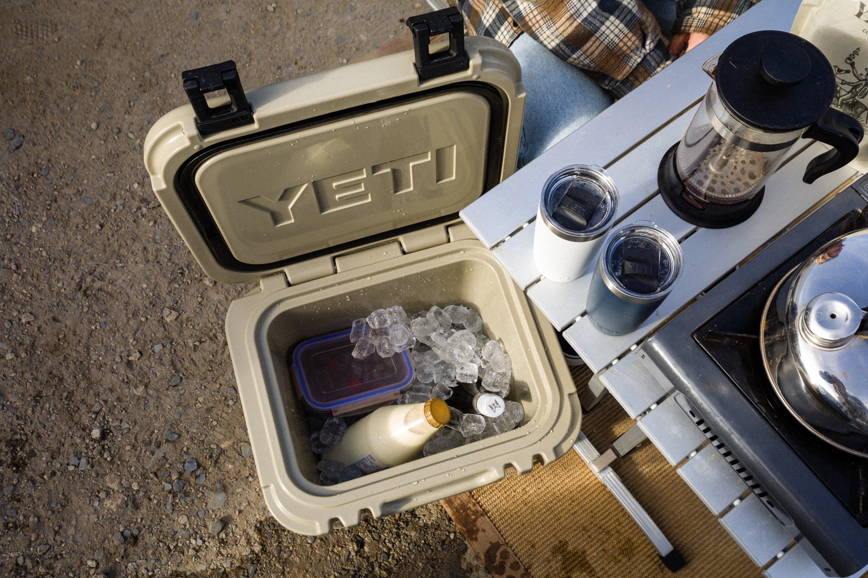 Yeti Roadie 24L Cooler, Tan, cool box with shoulder strap ...