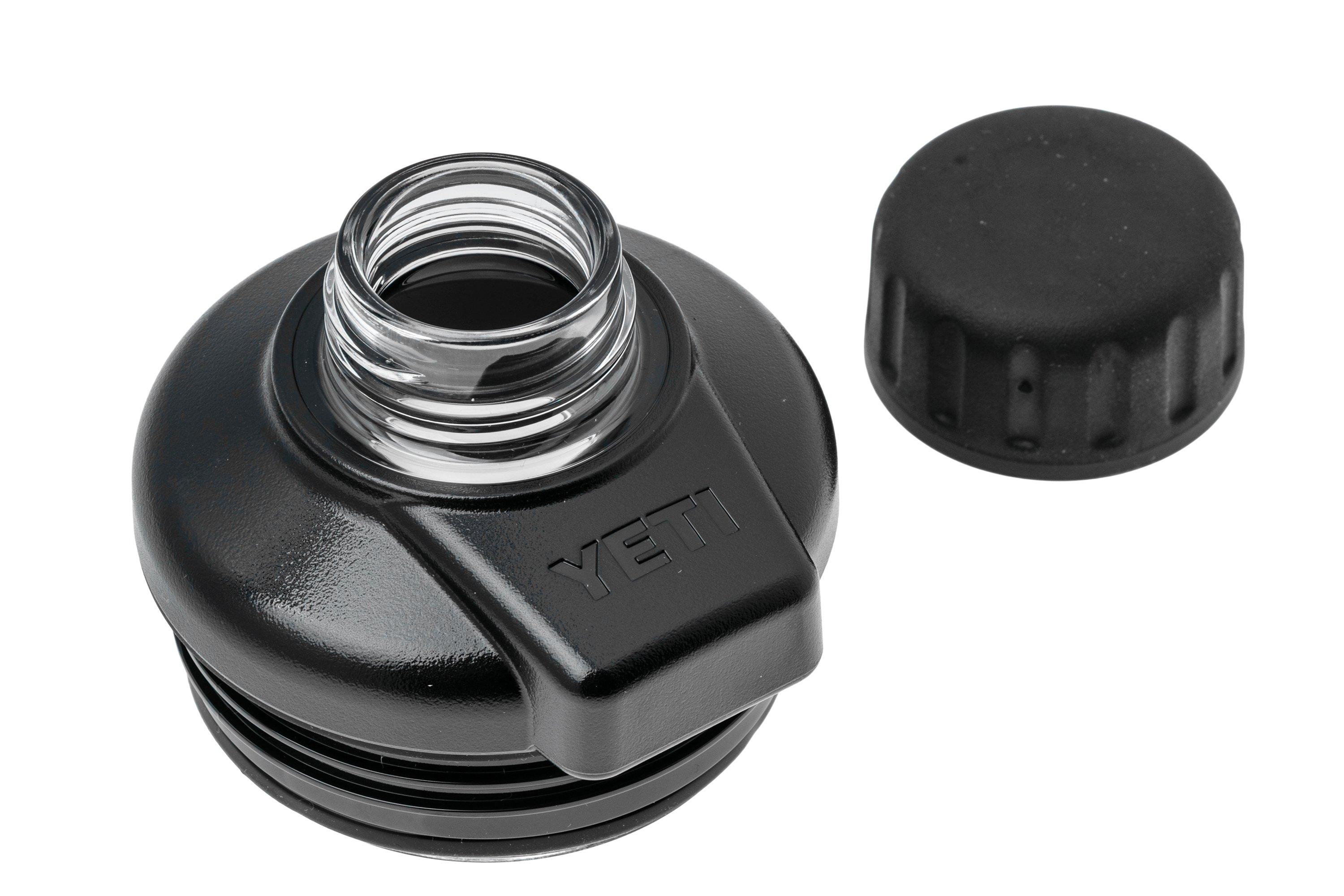 Yeti Magdock Cap, Black, drinking spout with magnetic docking station for Yeti Rambler bottle ...