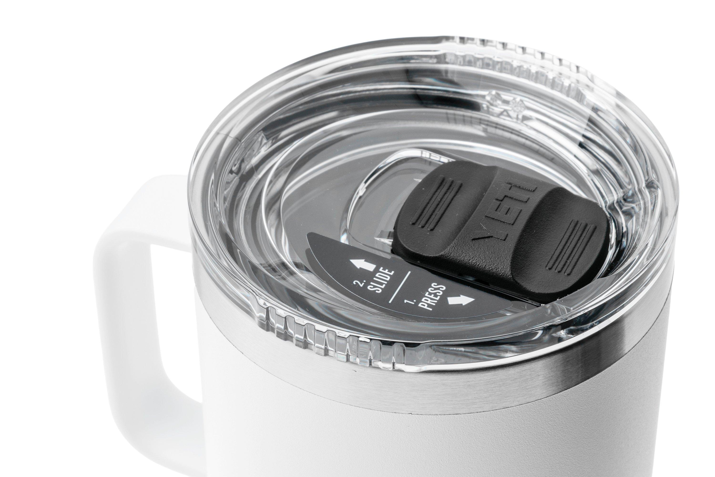 Yeti Rambler Travel Mug 30oz Stronghold Lid, White, thermos travel mug ...