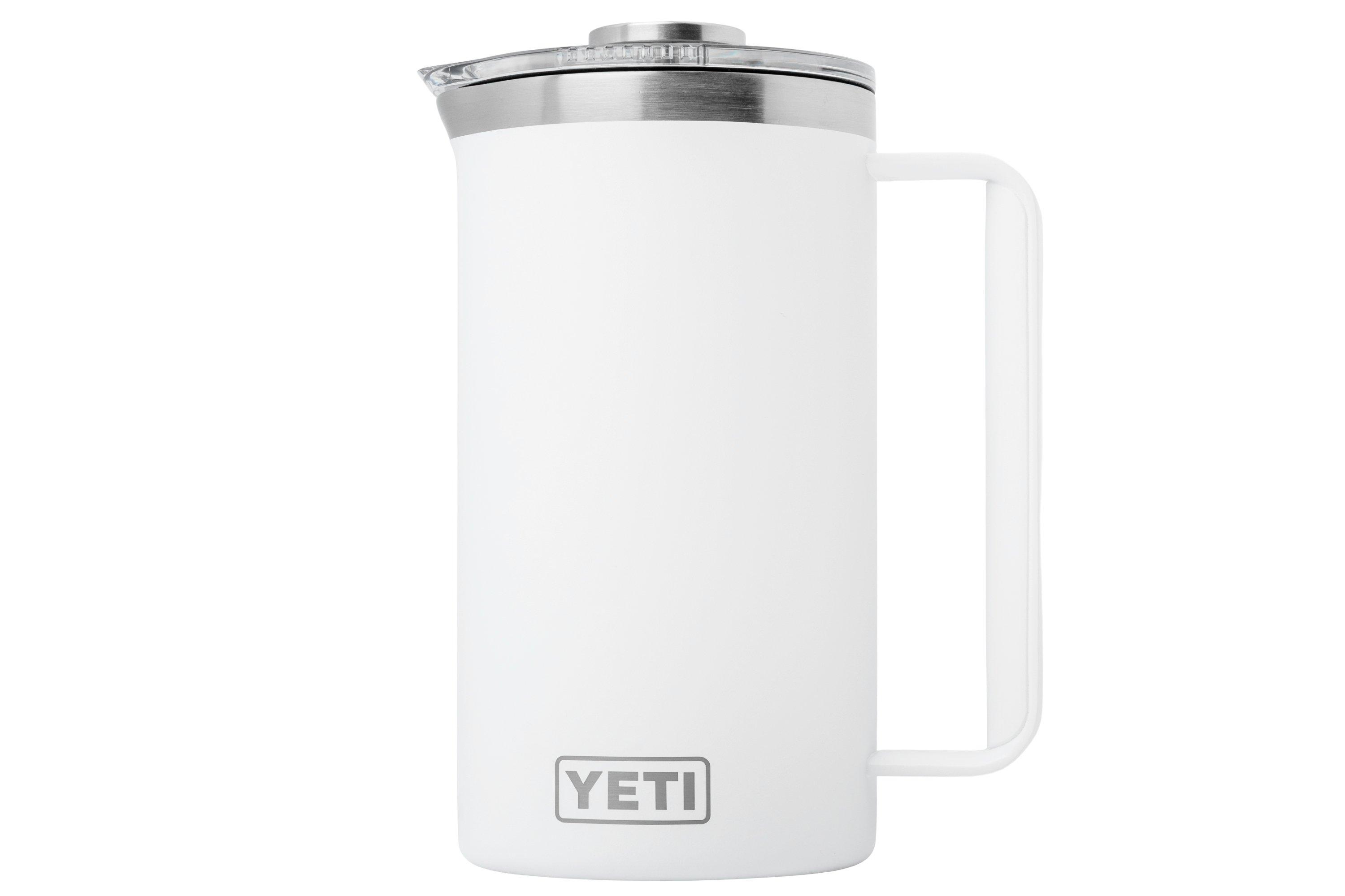 Yeti Rambler French Press 34oz Twist-To-Lock Lid, White, thermos french ...