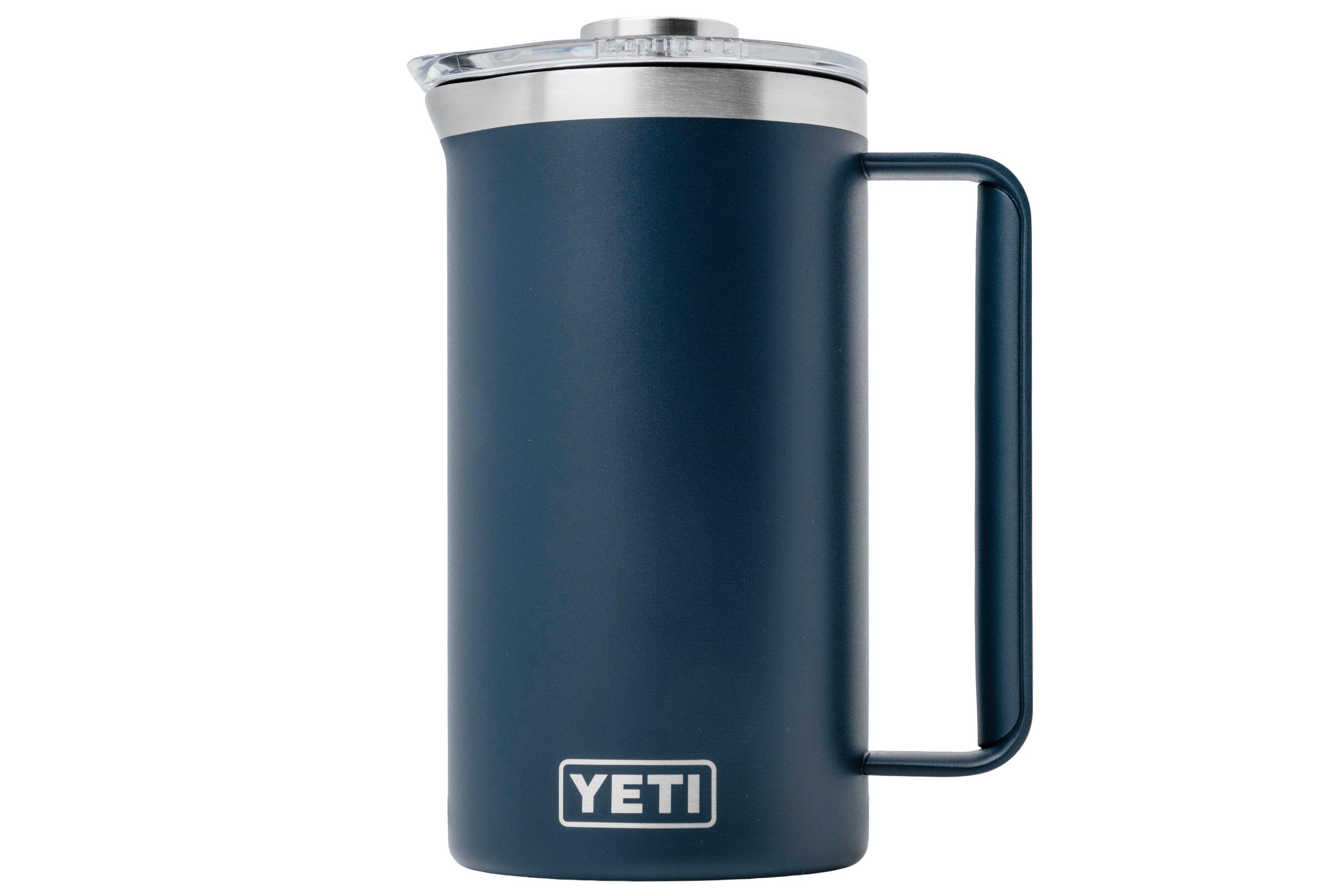 Yeti Rambler French Press 34oz Twist-To-Lock Lid, Navy Blue, thermos ...