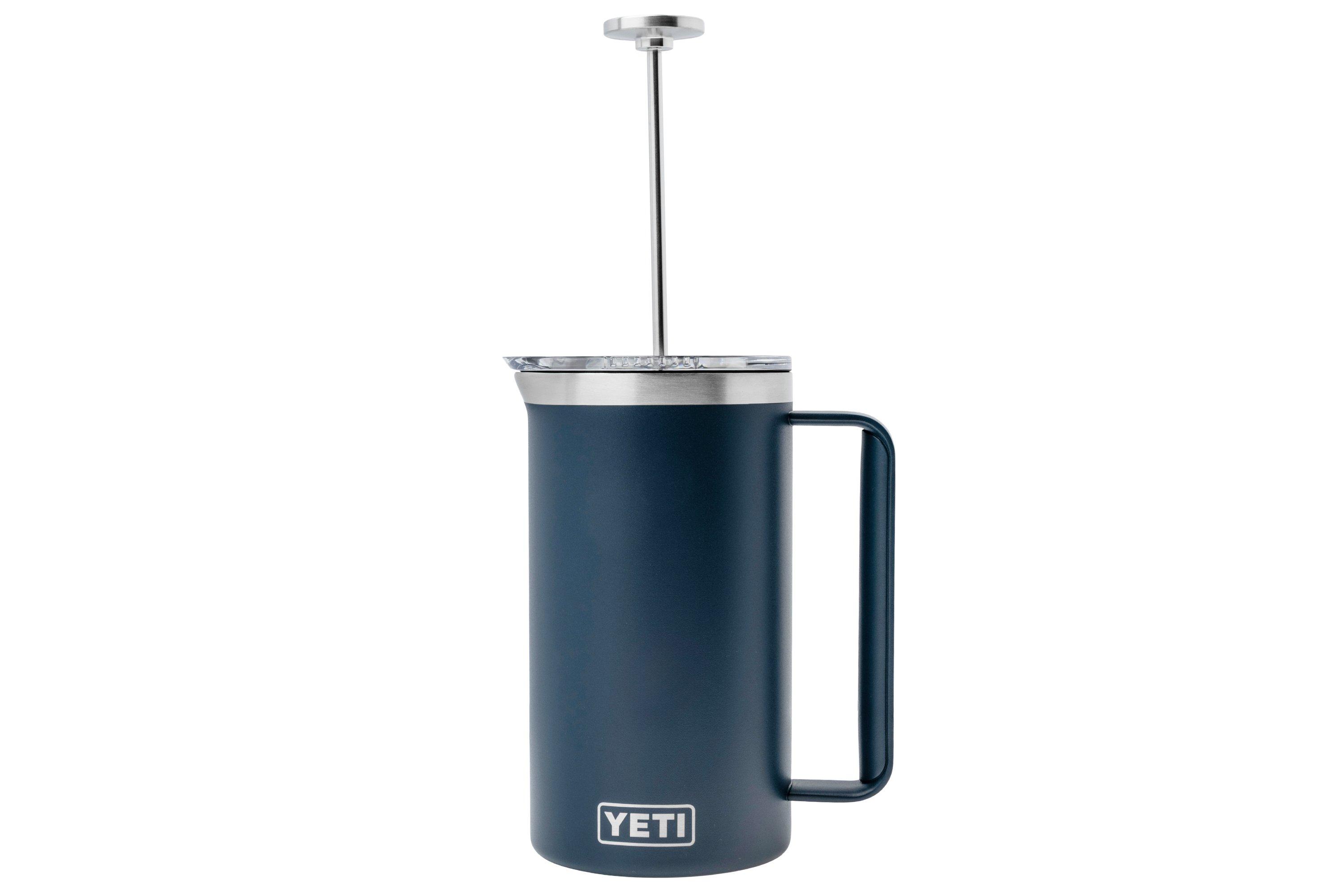Yeti Rambler French Press 34oz Twist-To-Lock Lid, Navy Blue, cafetière ...