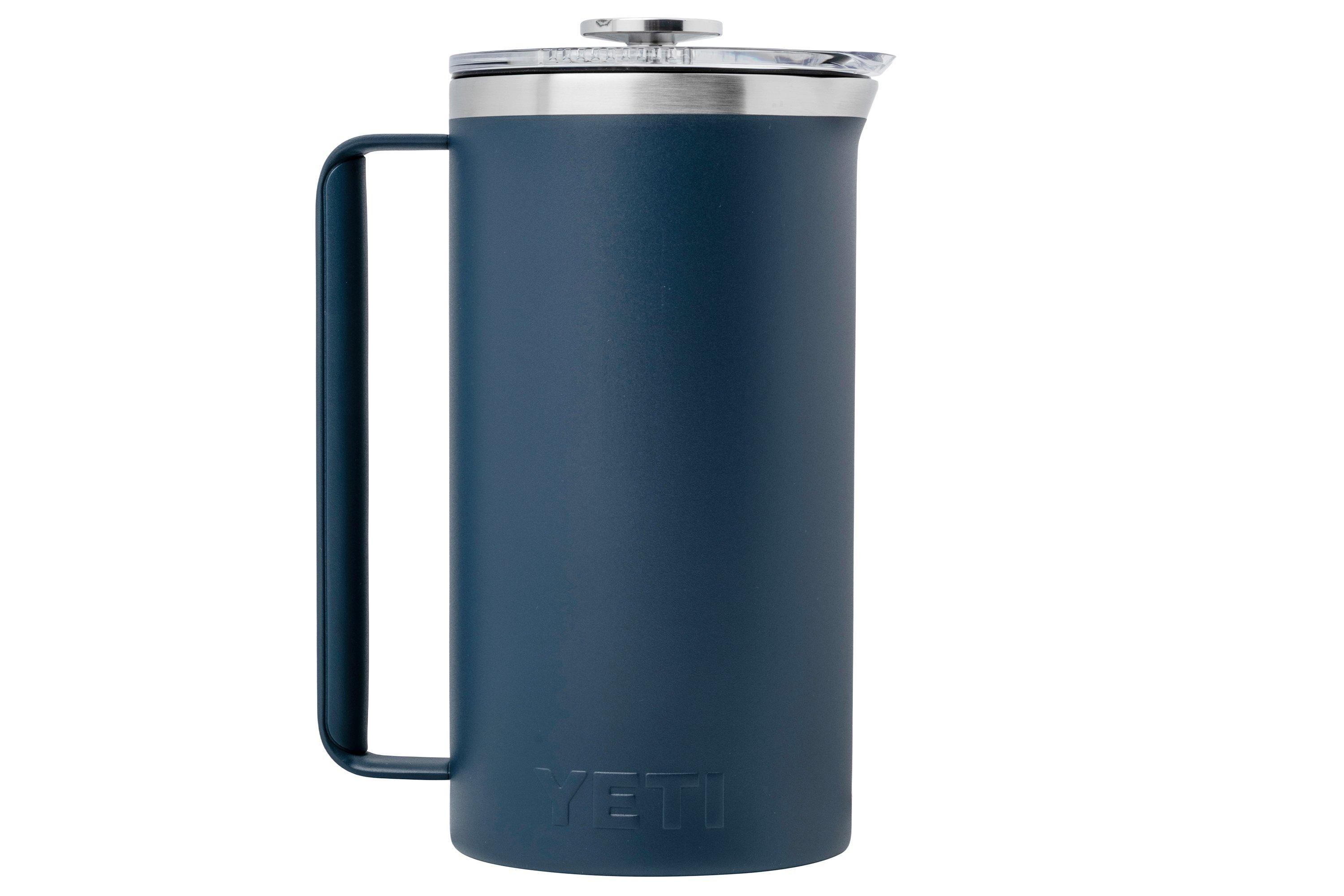 Yeti Rambler French Press 64oz Twist-To-Lock Lid, Navy Blue, thermos ...
