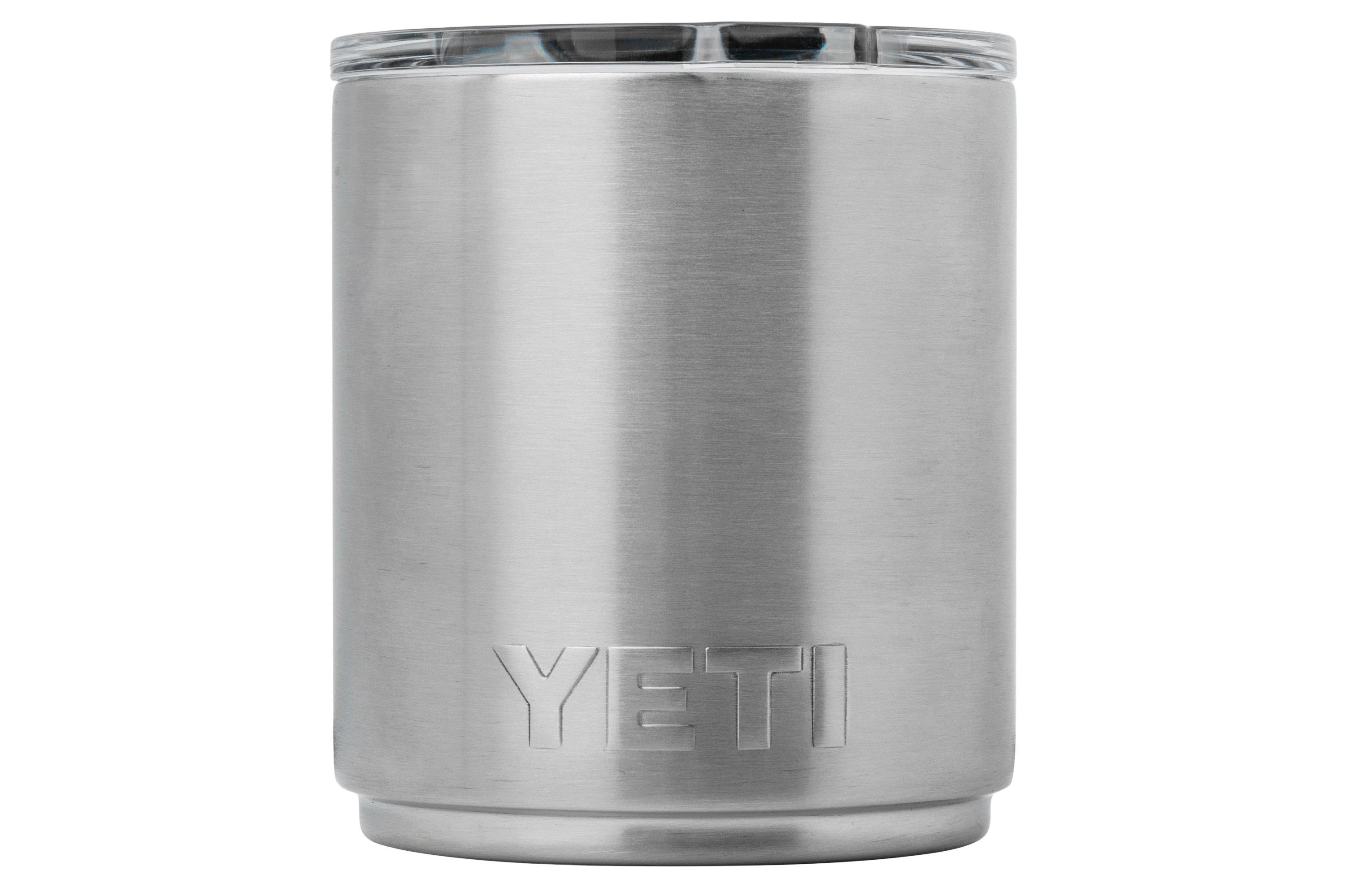 Yeti Rambler Stackable Lowball 10oz Mag Slider Lid, Stainless Steel ...