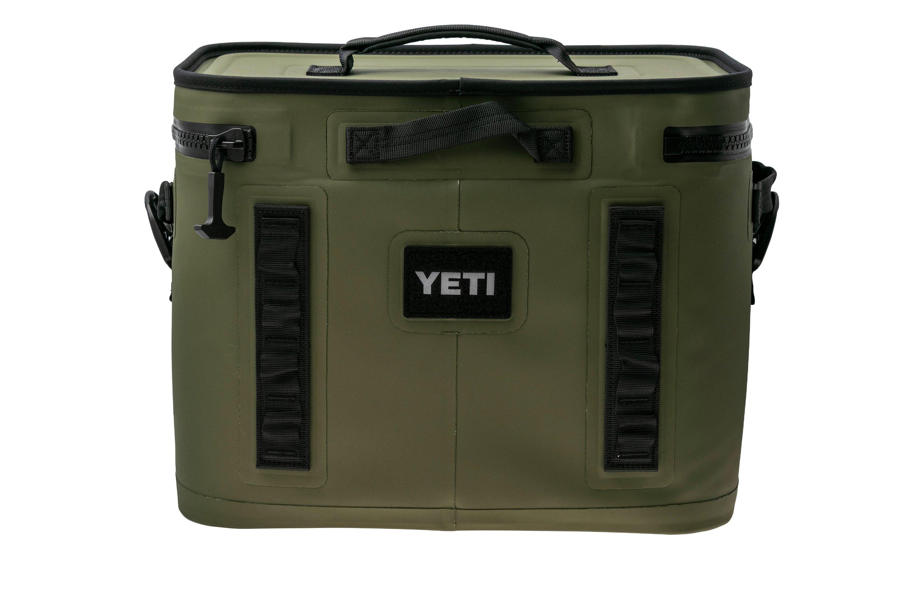 Yeti Hopper Flip 18L Cooler Bag, Olive Green, cool bag with shoulder strap | Advantageously ...