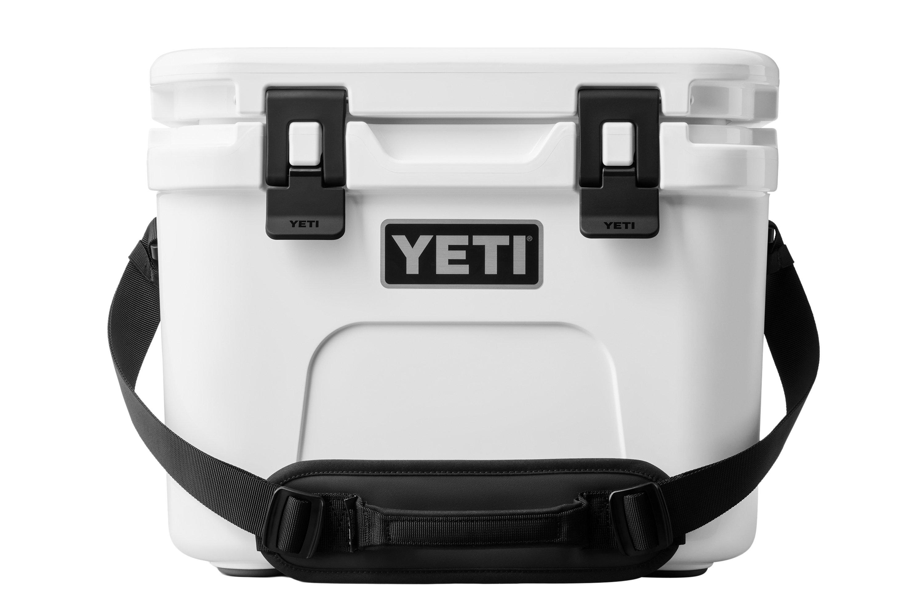 Yeti Roadie 15L Cooler, White, cool box with shoulder strap ...