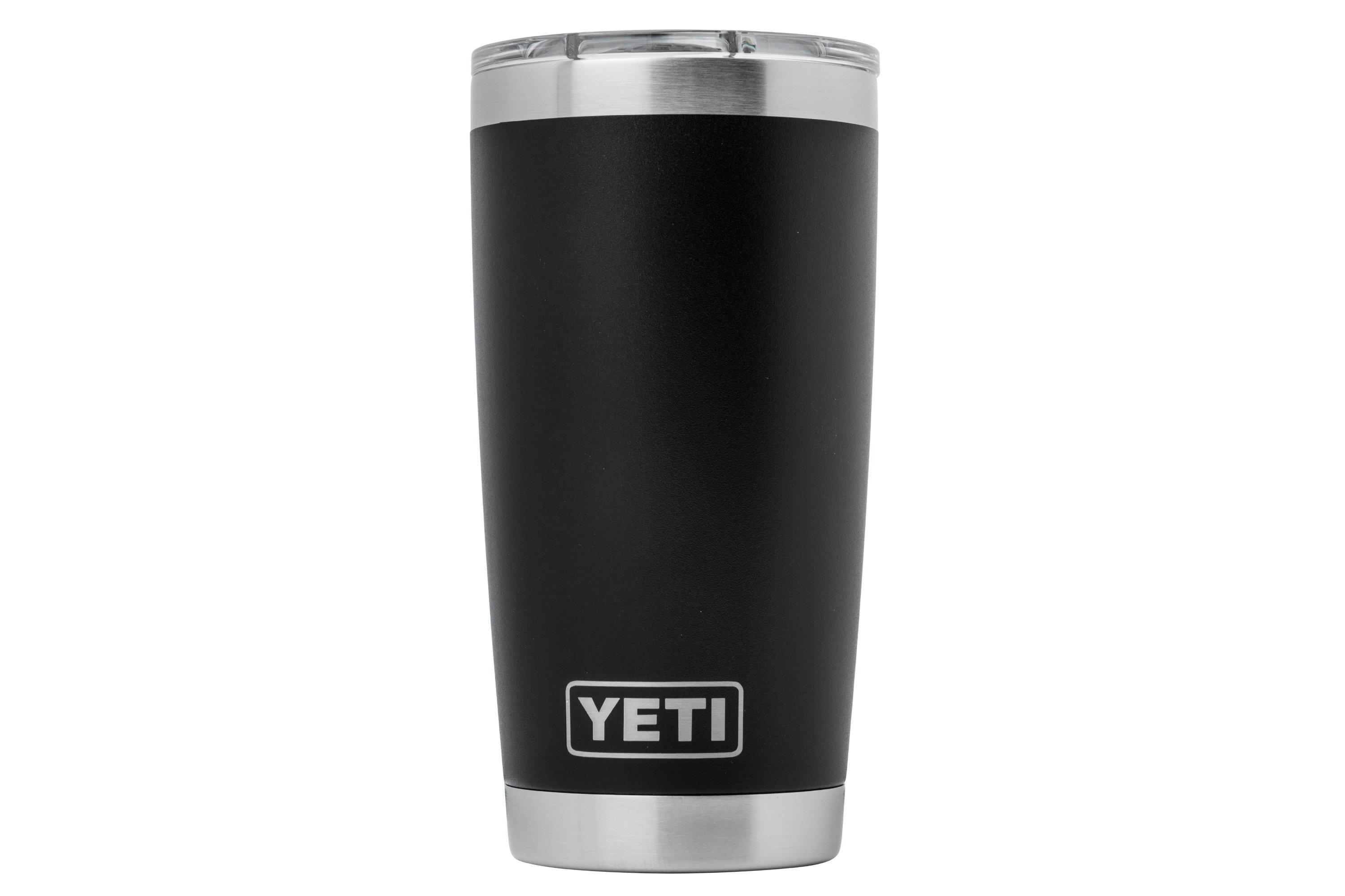 Yeti Rambler Tumbler Cup 20oz Mag Slider Lid, Black, thermos tumbler ...