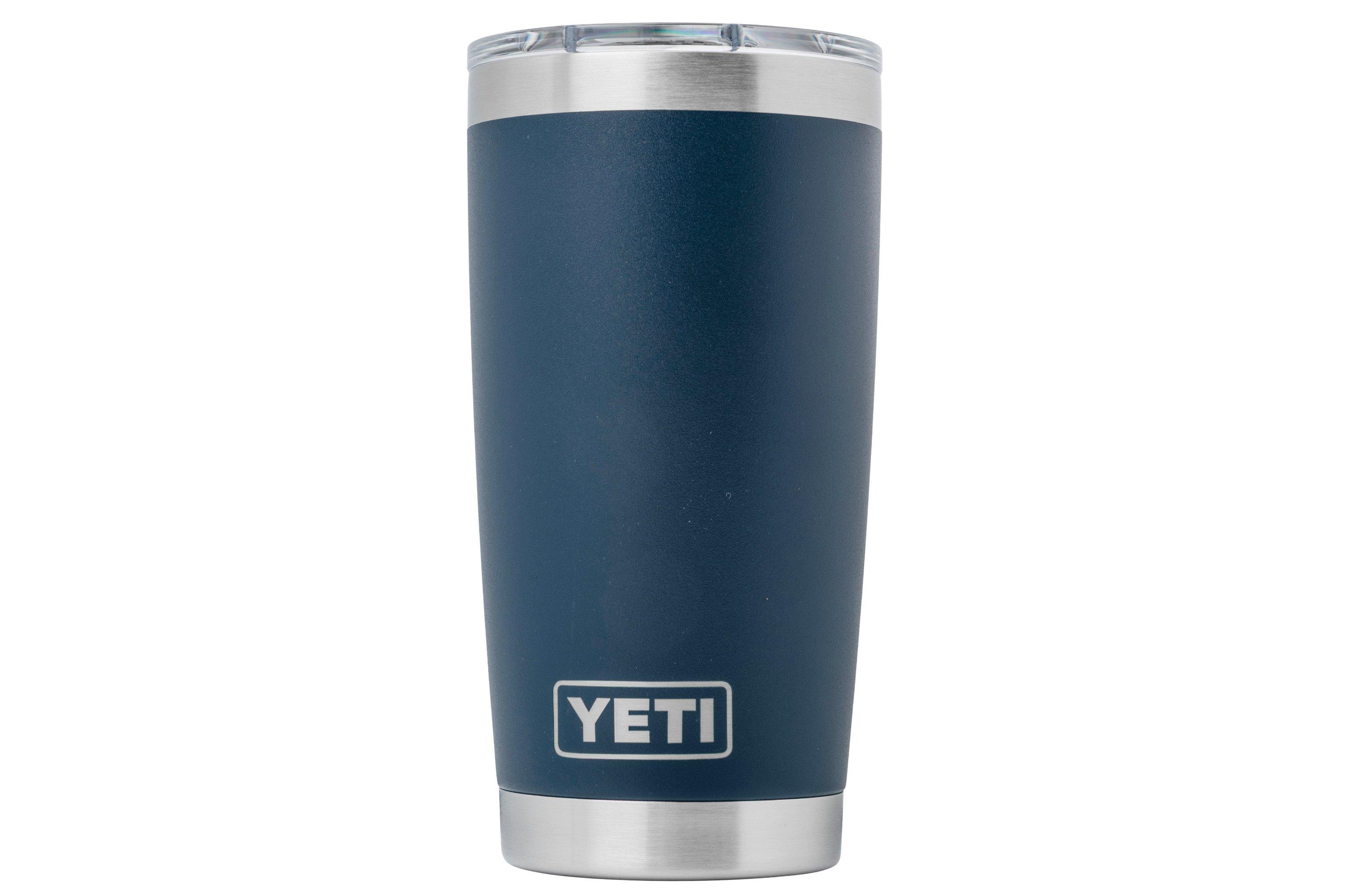 Yeti Rambler Tumbler Cup 20oz Mag Slider Lid, Navy Blue, thermos ...