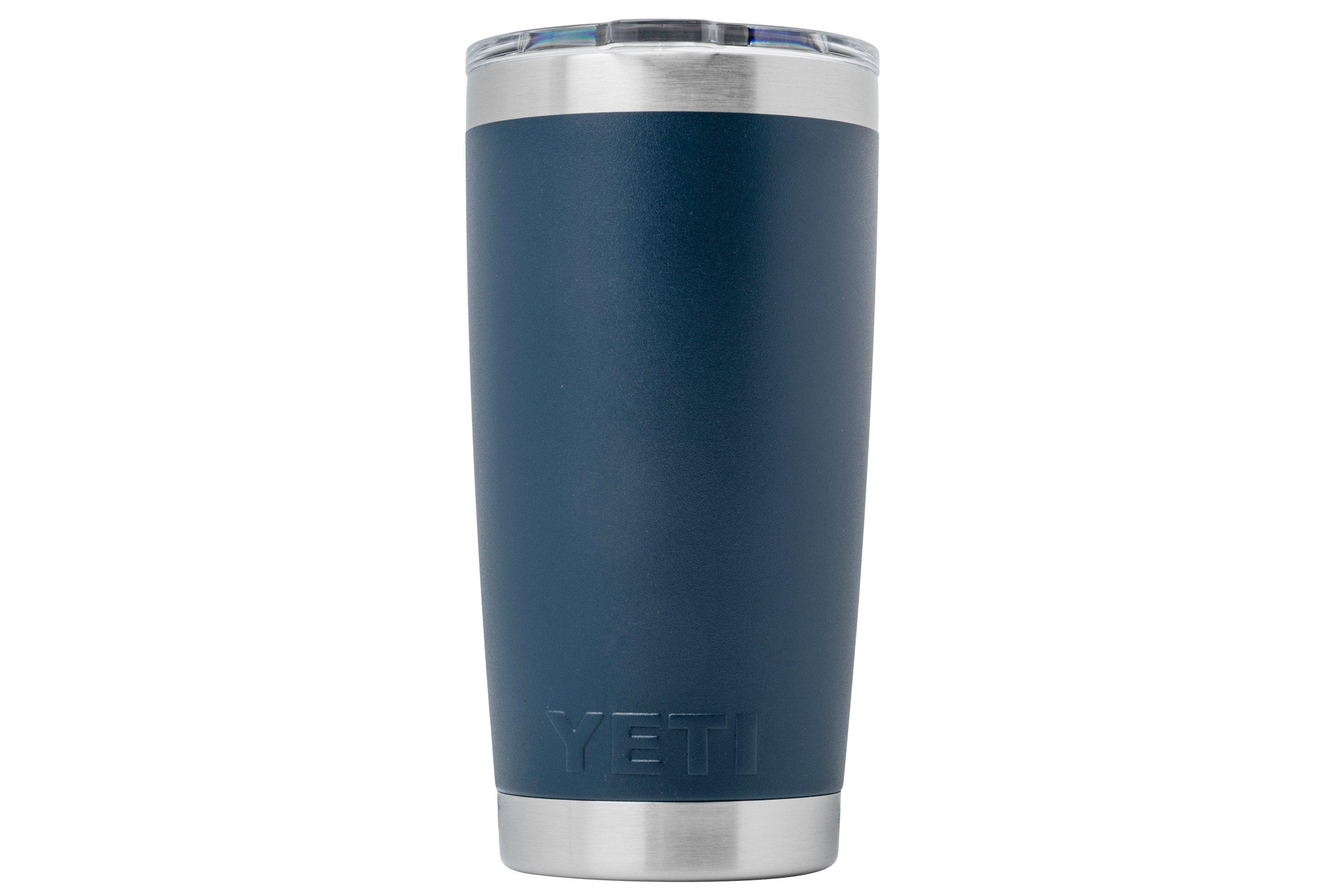 Yeti Rambler Tumbler Cup 20oz Mag Slider Lid, Navy Blue, thermosbeker ...