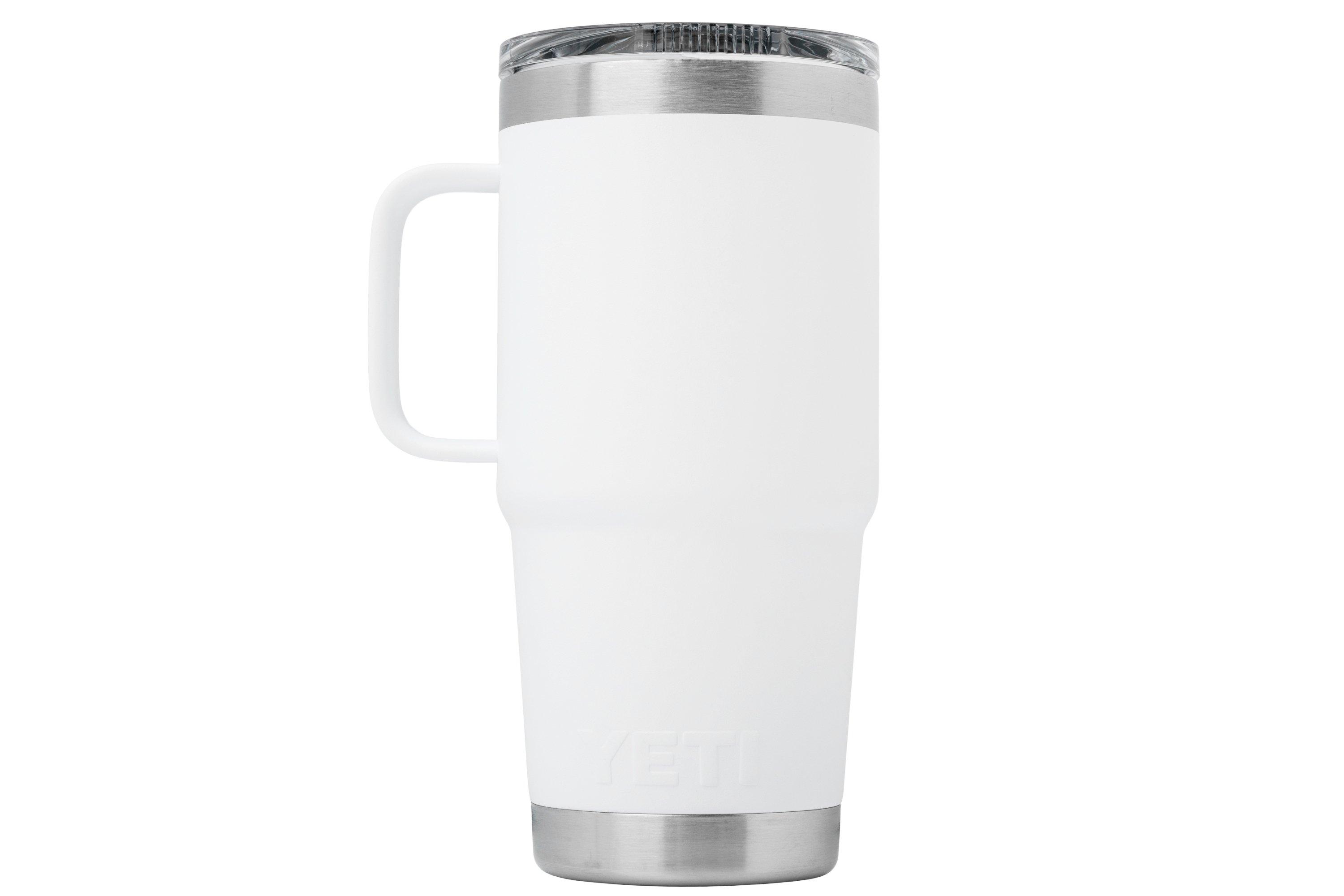 Yeti Rambler Travel Mug 20oz Stronghold Lid, White, thermos reismok met ...