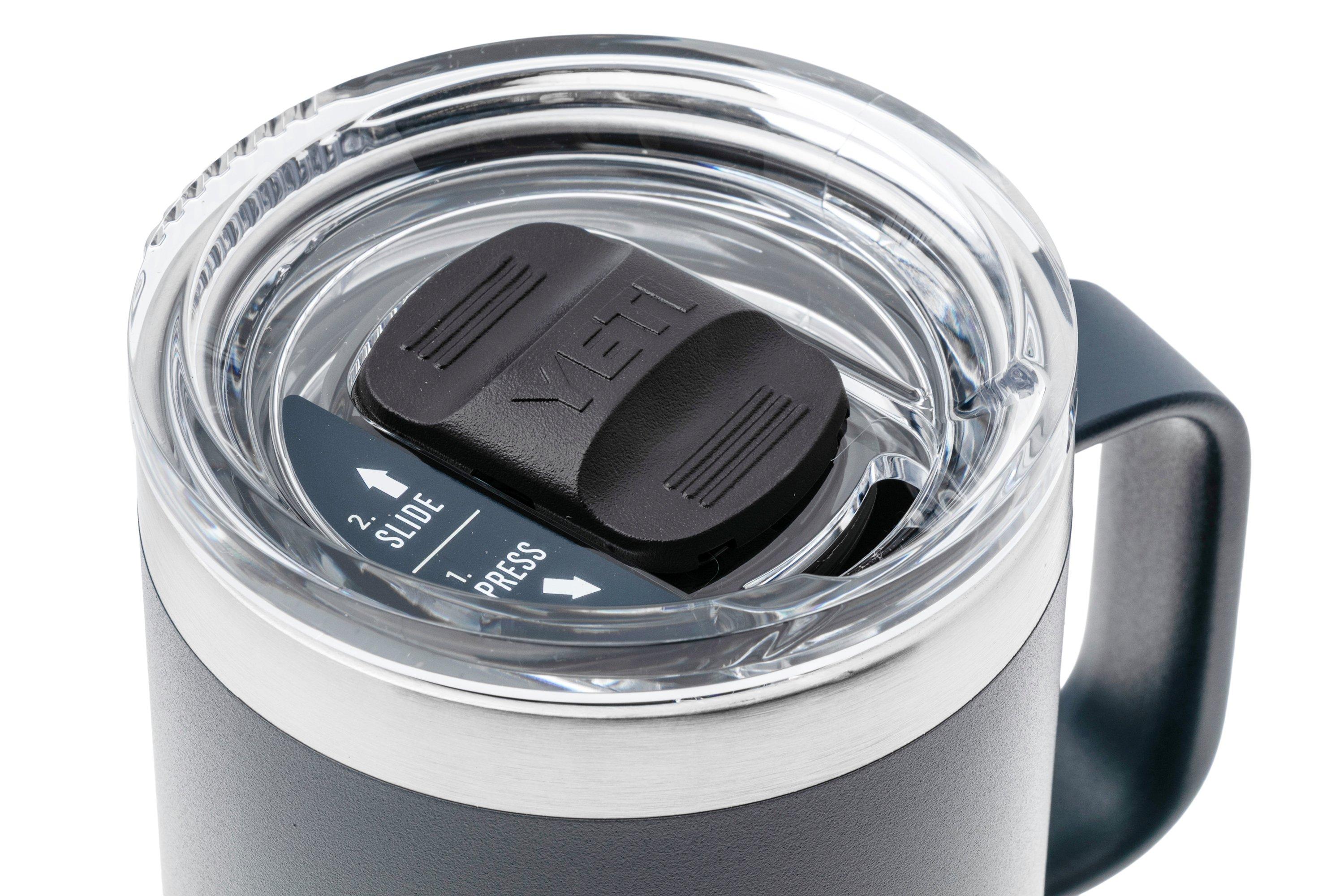 Yeti Rambler Travel Mug 20oz Stronghold Lid, Navy Blue, thermos reismok ...