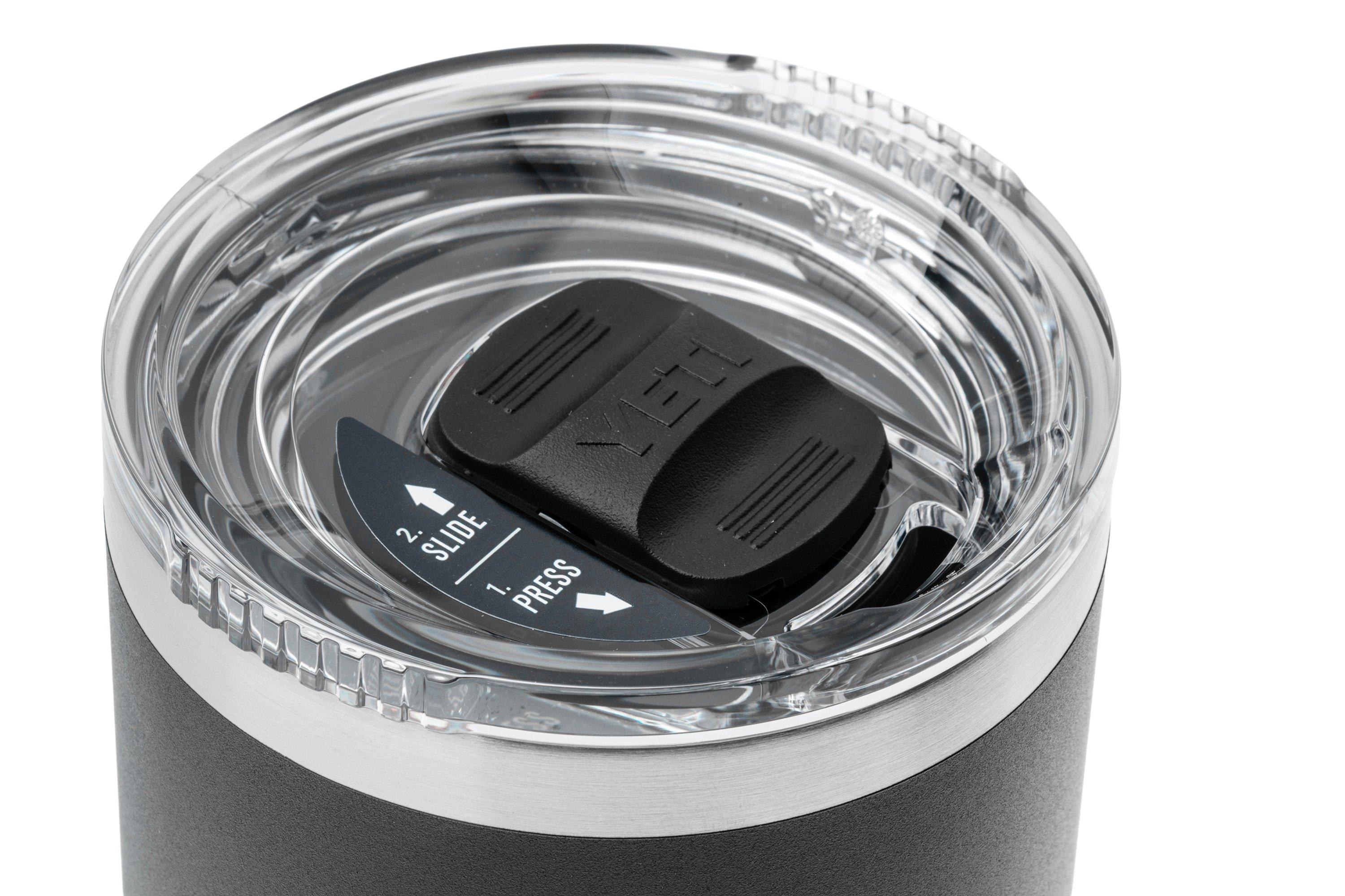 Yeti Rambler Travel Mug 30oz Stronghold Lid, Black, thermos reismok met ...