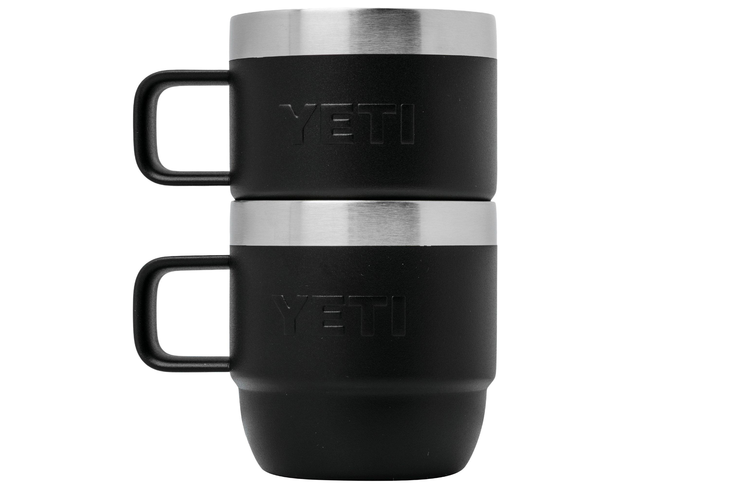 Yeti Rambler Stackable Mugs 6oz, Black, stackable thermos mugs, 177 ml ...